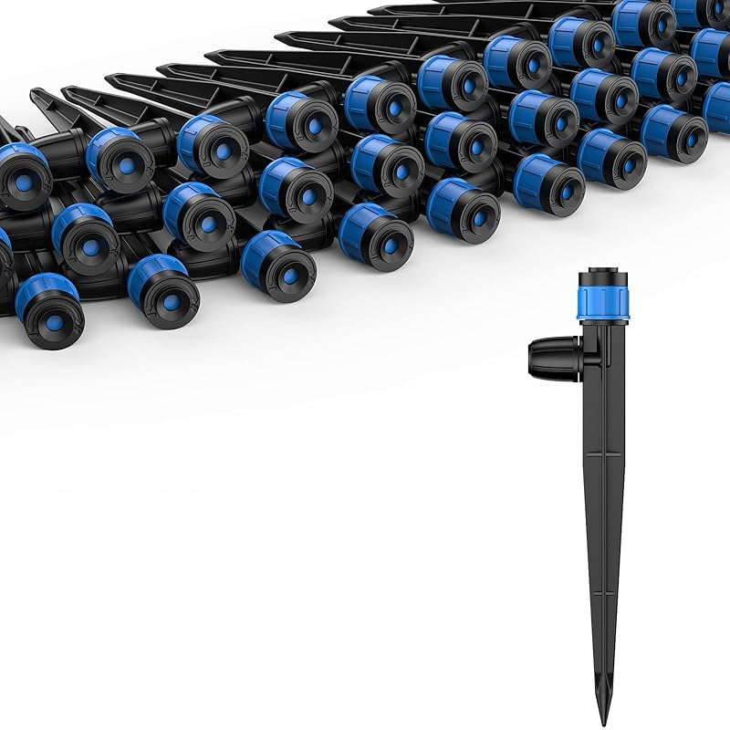 Pawfly 30 Pcs Drip Emitters for 1/4" Drip Irrigation Tubing, Drip ...