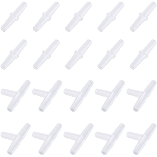 Pawfly 40-Piece Aquarium Air Valve Connector Plastic Inline Tubing ...