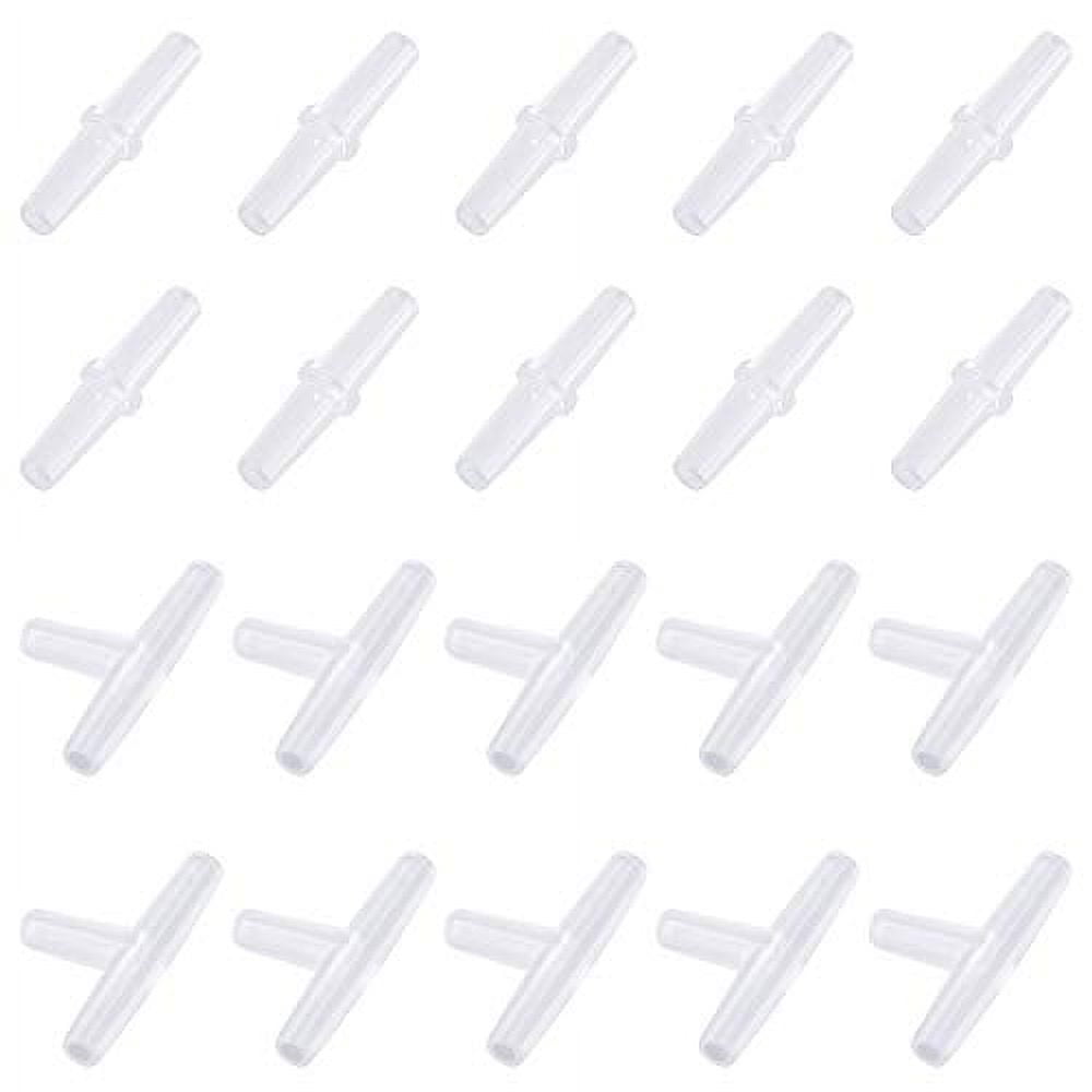 Pawfly 40-Piece Aquarium Air Valve Connector White Plastic Inline ...
