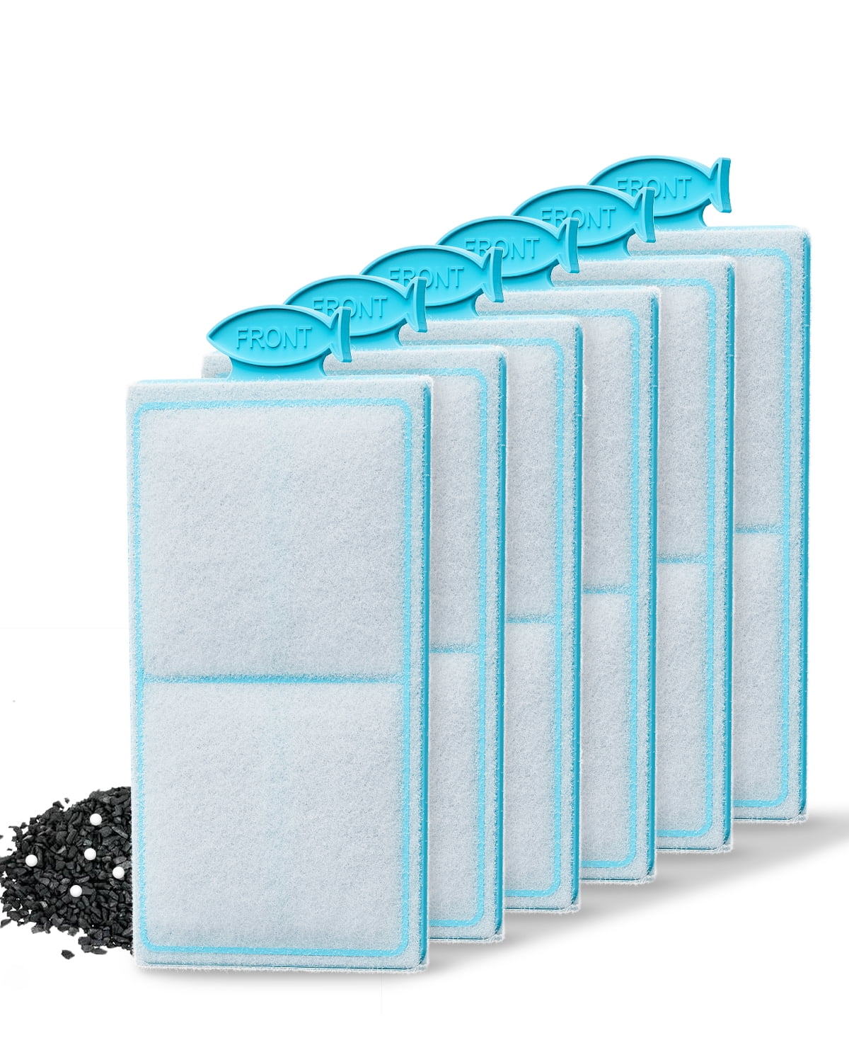 Pawfly 6-Pack PF-S Filter Cartridges for Top Fin Silenstream PF10 ...