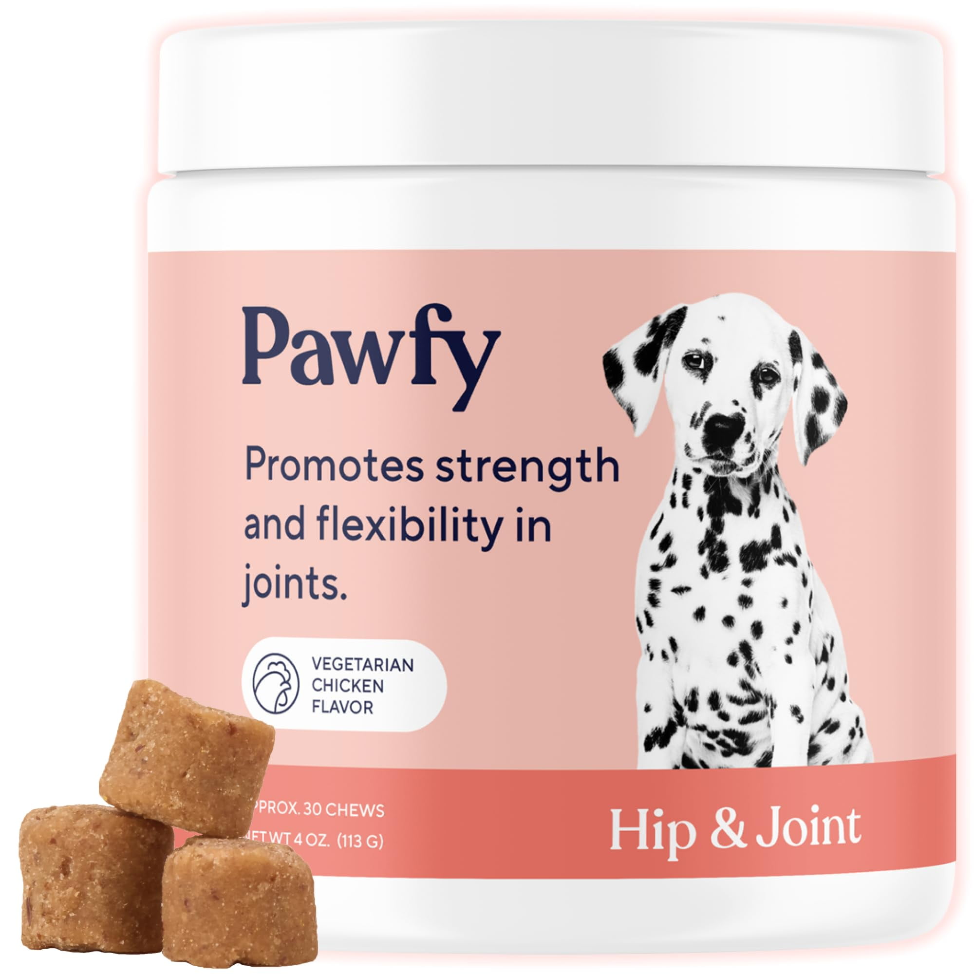 Pawfy Hip & Joint SBF3 Supplement for Dogs with MSM & Vitamins ...
