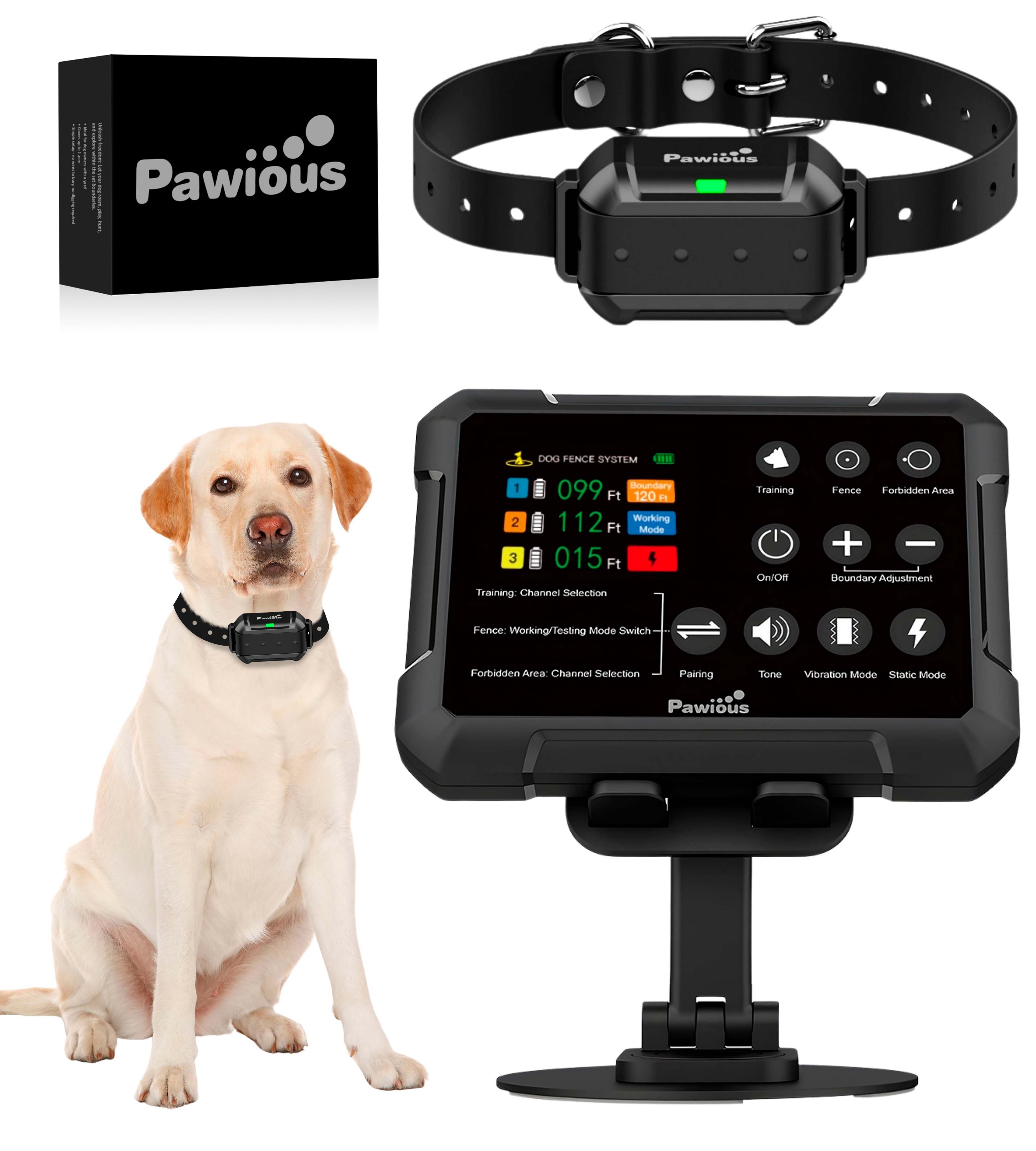 Pawious Wireless Dog Fence and Forbidden Area - High Precision Wireless ...