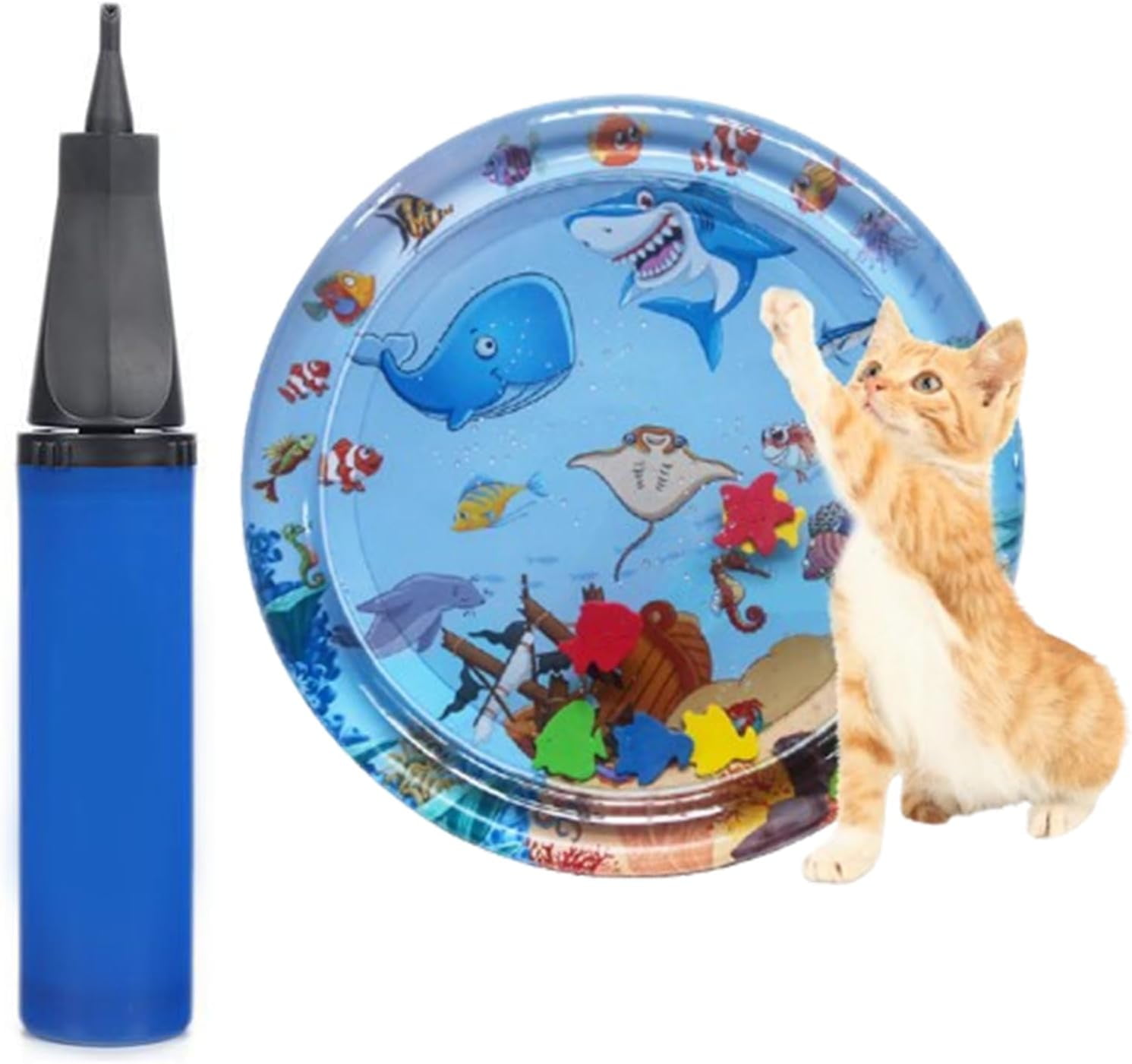 Pawkitty Water Mat, Paw Kitty Water Mat, Pawkitty Puncture Proof Water ...