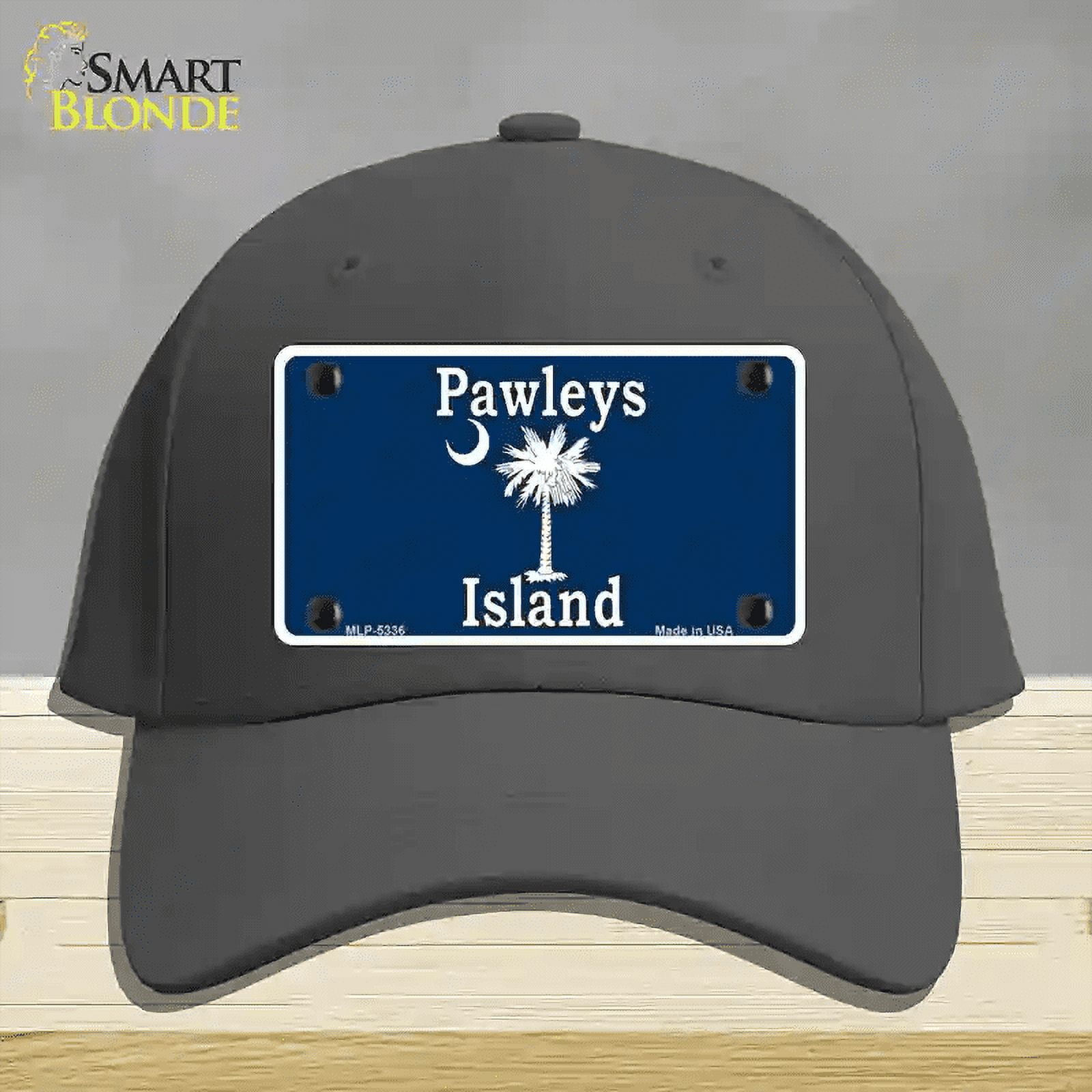 Pawleys Island Blue Novelty License Plate Hat Cotton Charcoal - Walmart.com