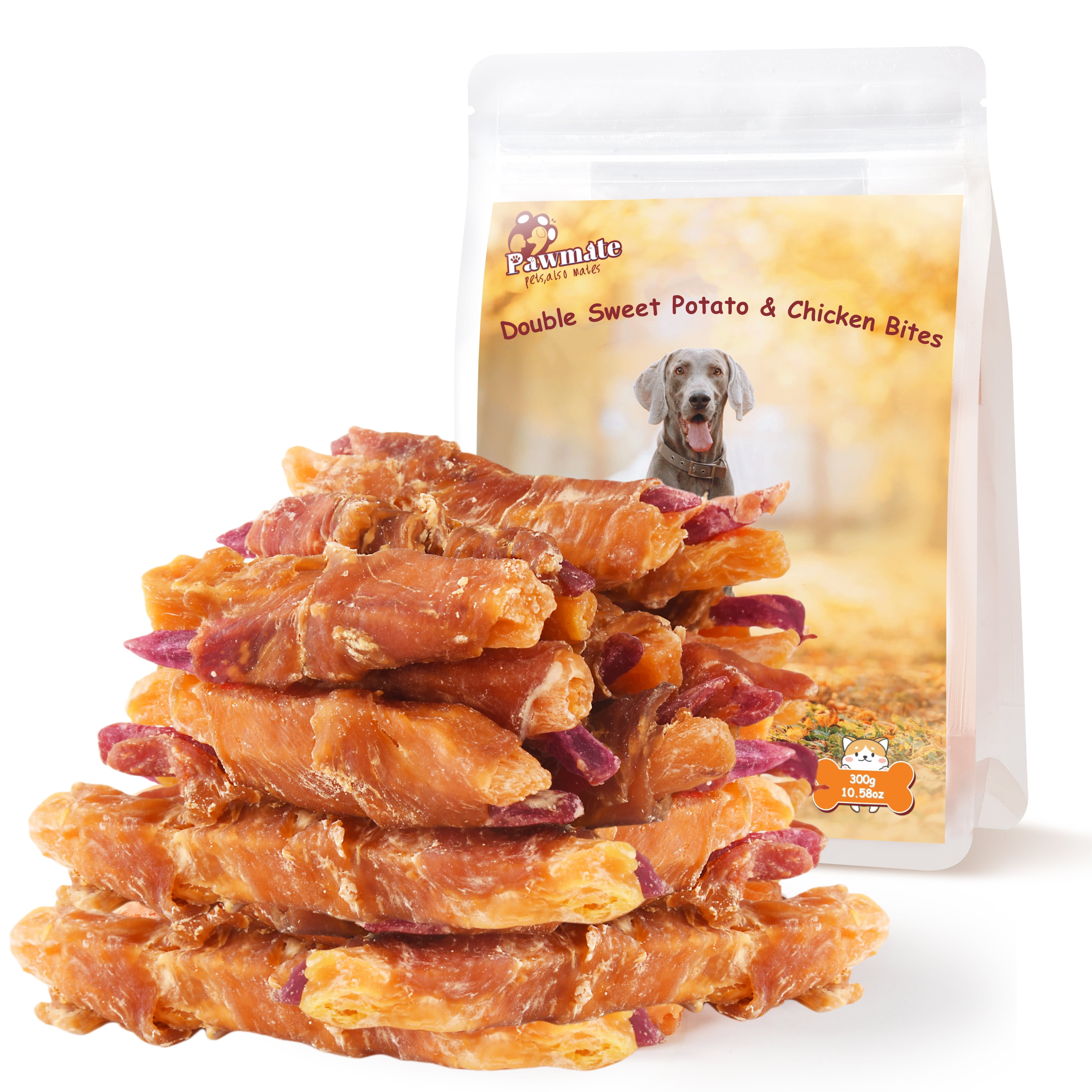 Pawmate Health Flavor, Chicken Wrapped Sweet Potato Dog Treats, Healthy ...