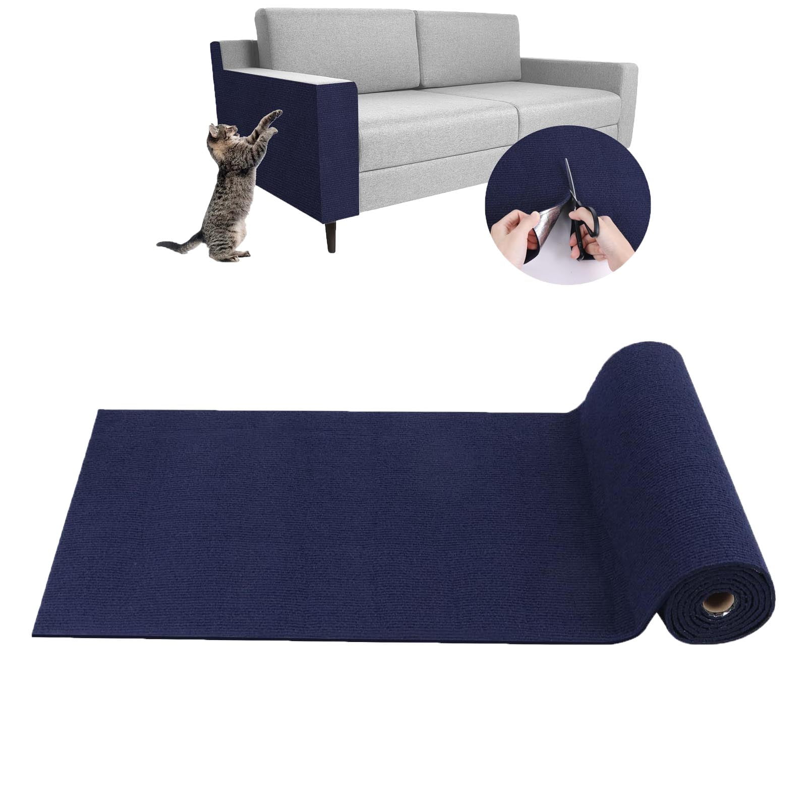 Pawmingle Cat Scratching Carpet, Pawmingle Scratch Pad Rug, Sticky Cat ...