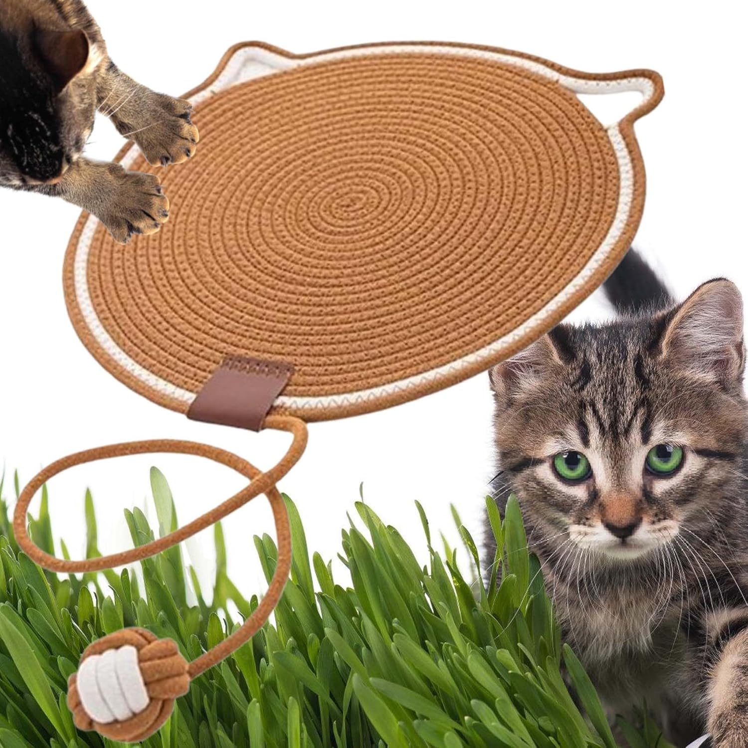 Pawmingle Cat Scratching Carpet, Scratching Pads for Indoor Cats, Cat ...