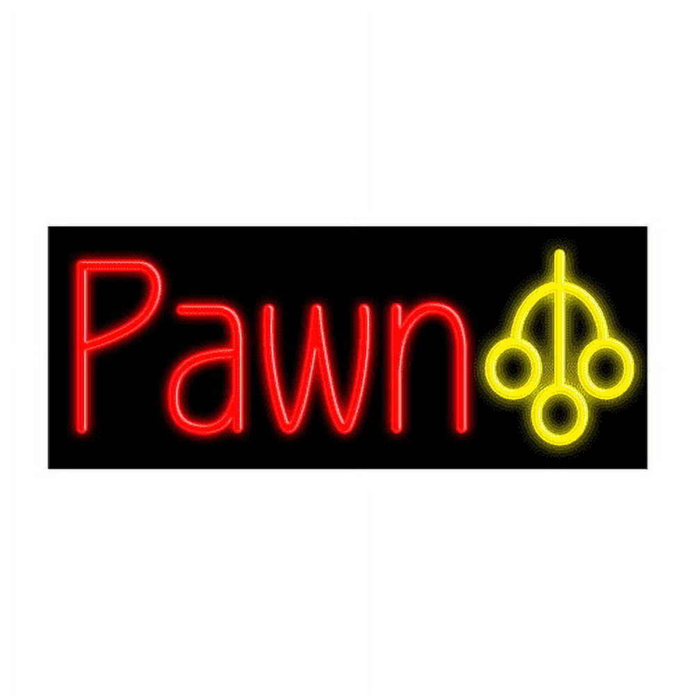 Pawn-Glass Neon Sign Made in USA - Walmart.com