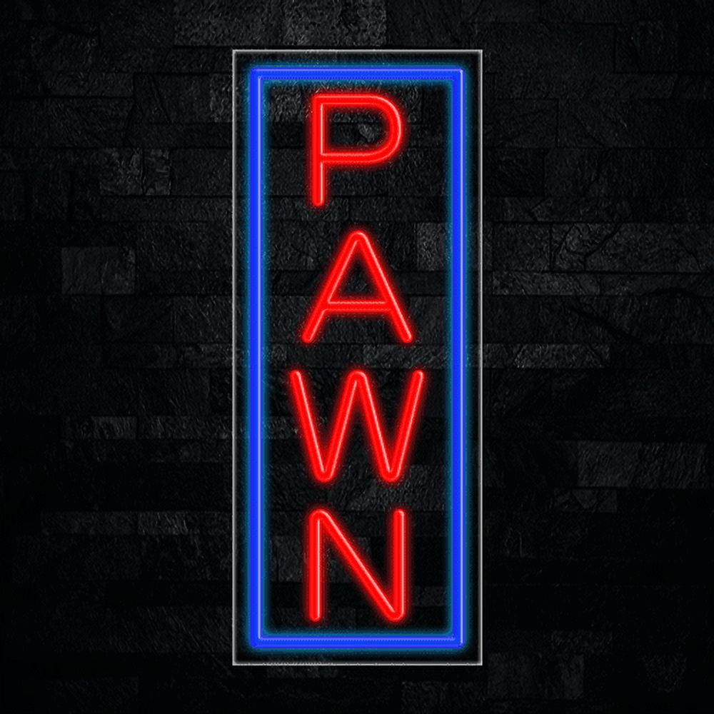 Pawn-LED Neon Sign 12"L x 30"H #31013 - Walmart.com