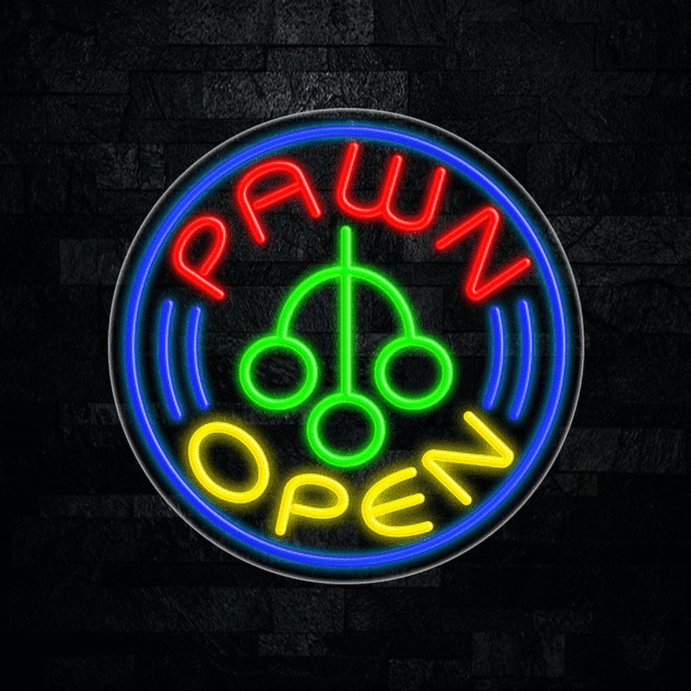 Pawn LED Neon Sign 26"L x 26"H #31332 - Walmart.com