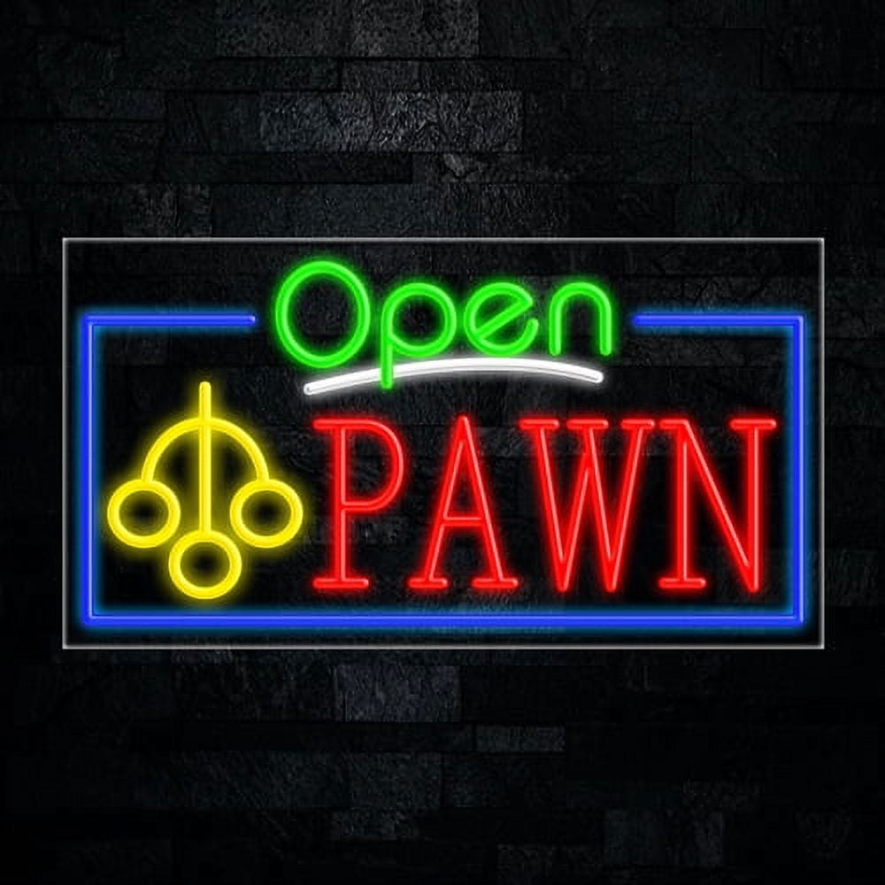 Pawn LED Neon Sign 33"L x 18"H #35819 - Walmart.com