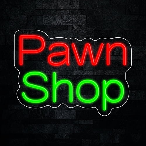 Pawn Shop LED Neon Sign 15"L x 11"H #33300 - Walmart.com