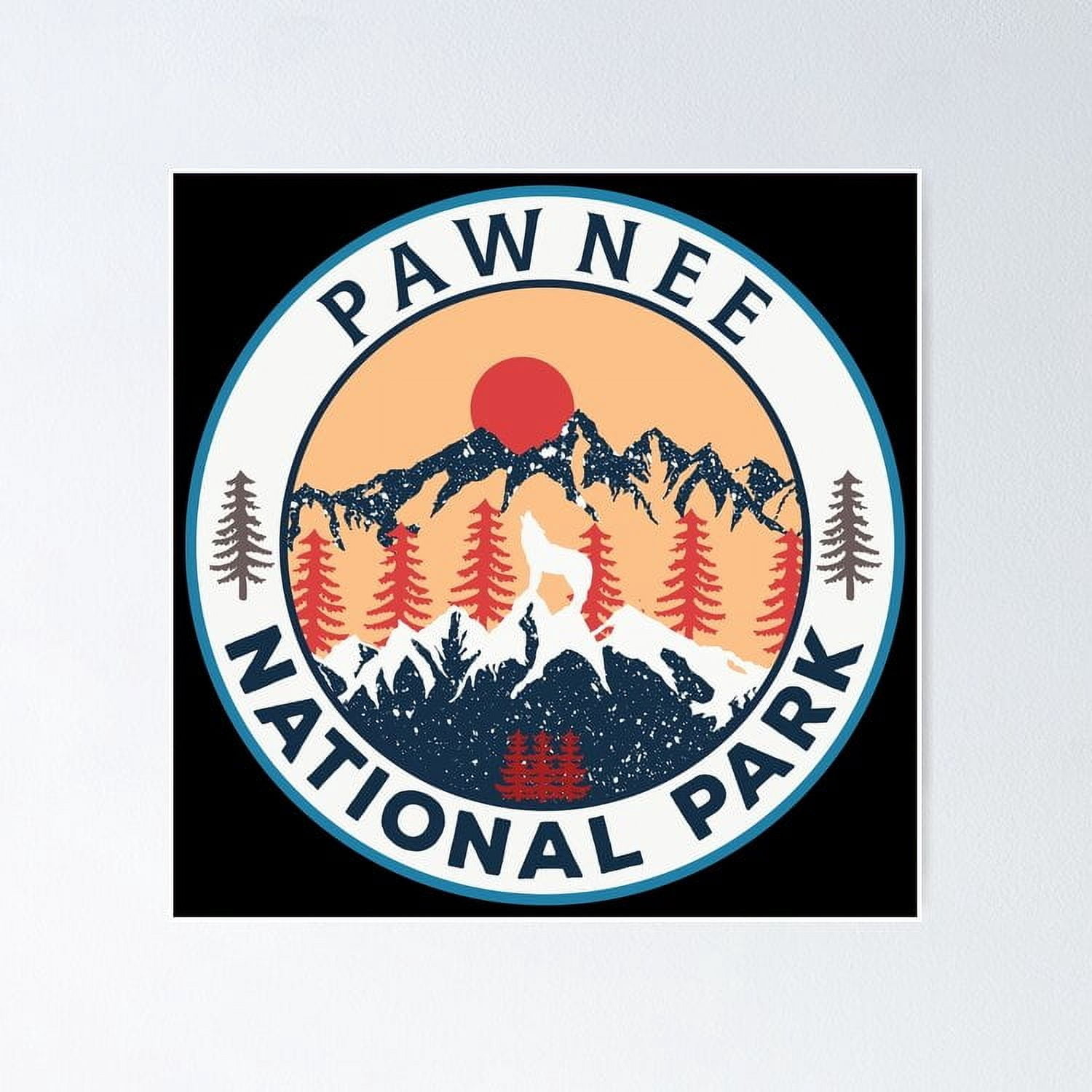 Pawnee National Park-Vintage Poster, 12x18 UNFRAMED - Walmart.com