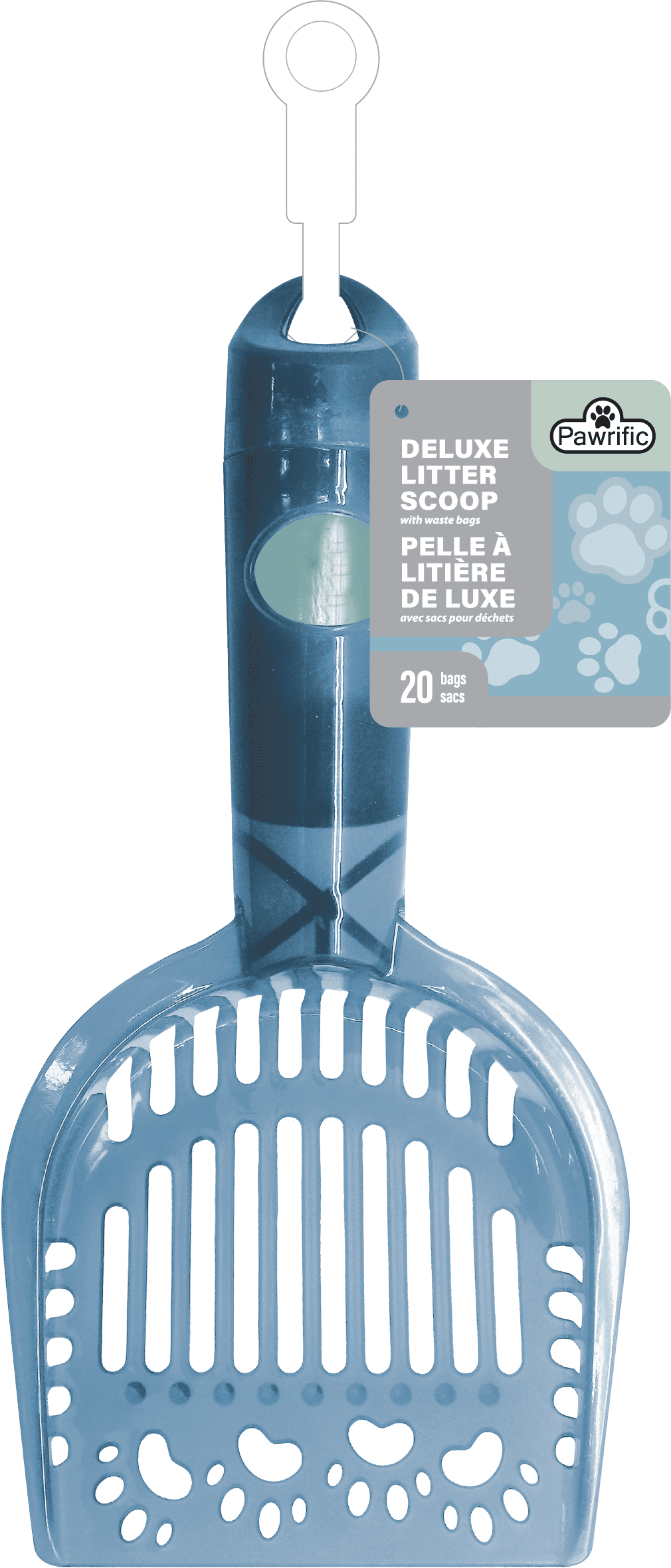 Pawrific Deluxe Litter Scoop With Waste Bags 20 Count - Walmart.com