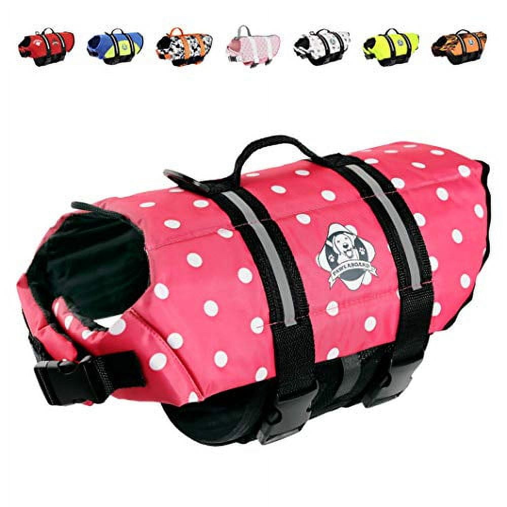 Paws Aboard Dog Life Jacket - Keep Your Canine Safe with a Nylon Life ...