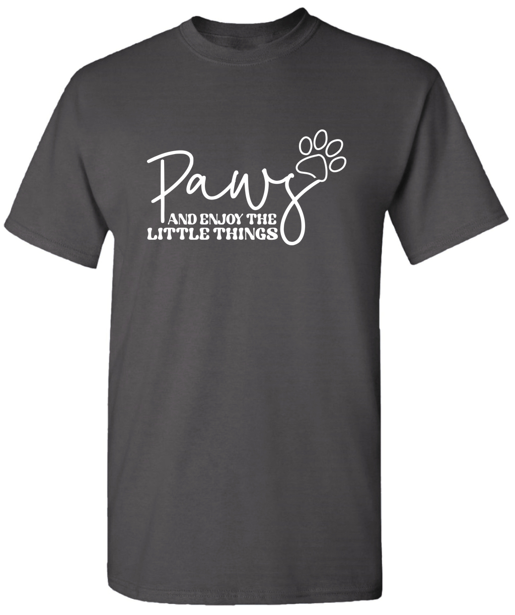 Paws And Enjoy The Little Things Crazy Themed Dog Apparel Best Dog Mom Tops - Walmart.com