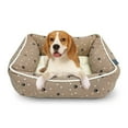 Paws & Décor Paws and Dots Cuddler - Ultra-Plush, Durable Pet Bed for ...
