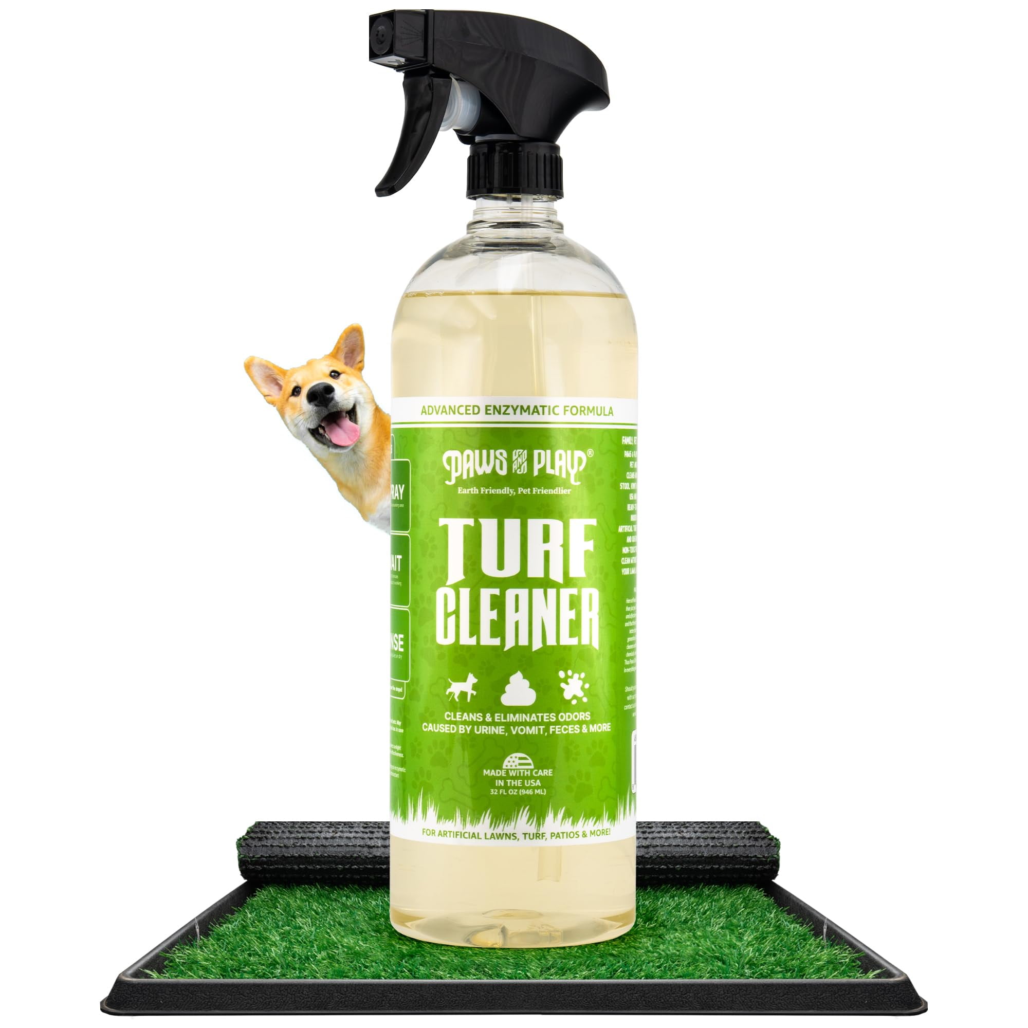Paws and Play Turf Cleaner for SMRPet Urine Outdoor and Indoor ...