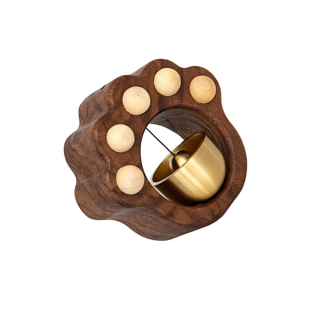 Paws Shaped Entering Bells Magnetic Shopkeepers Bells Wood Doorbell ...