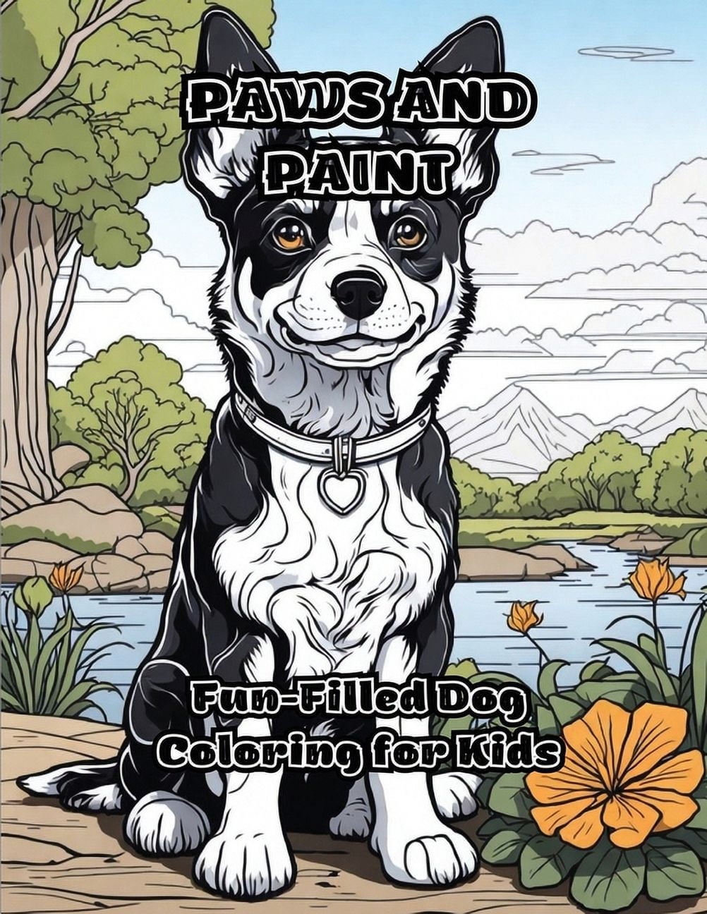 Paws and Paint: Fun-Filled Dog Coloring for Kids (Paperback) - Walmart.com