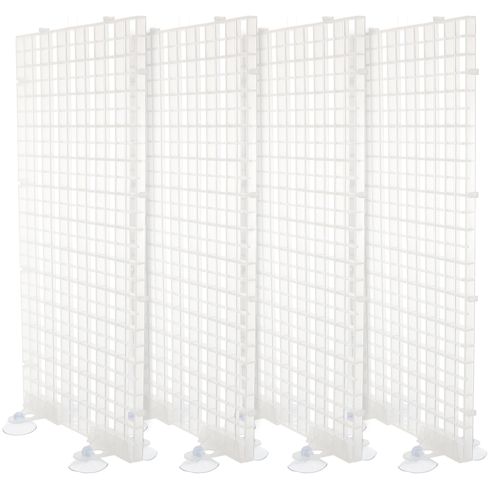 Pawsdot 1Set Easy Install White Fish Tank Isolation Panel Grid for ...