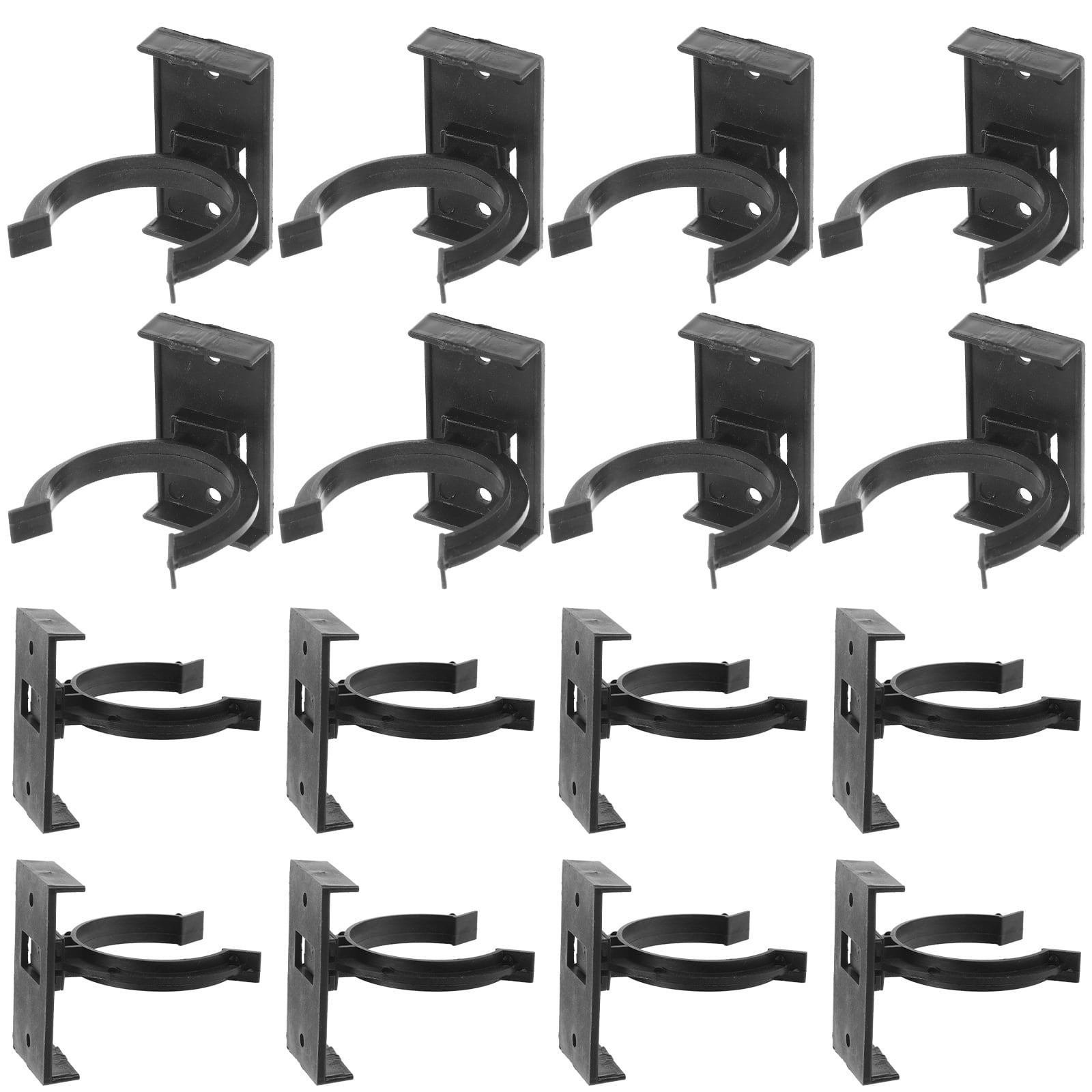 Pawsdot 20Pcs Kitchen Kickboard Clips Black Plastic Durable Snap Design ...