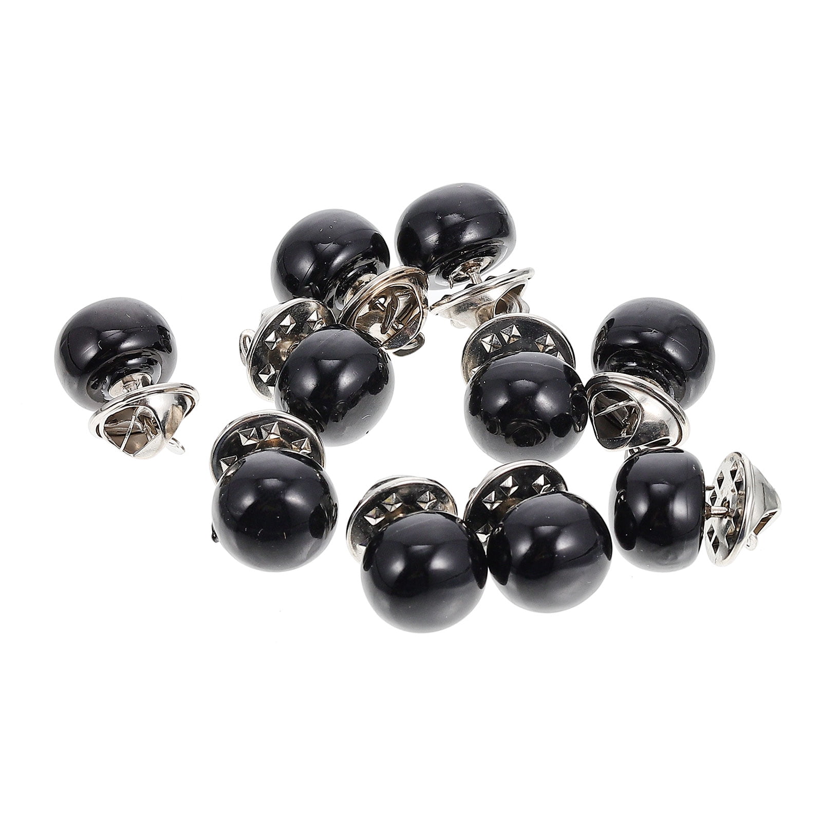 Pawsdot 10Pcs Anti Emptied Black Buttons For Clothing Casual Wear ...