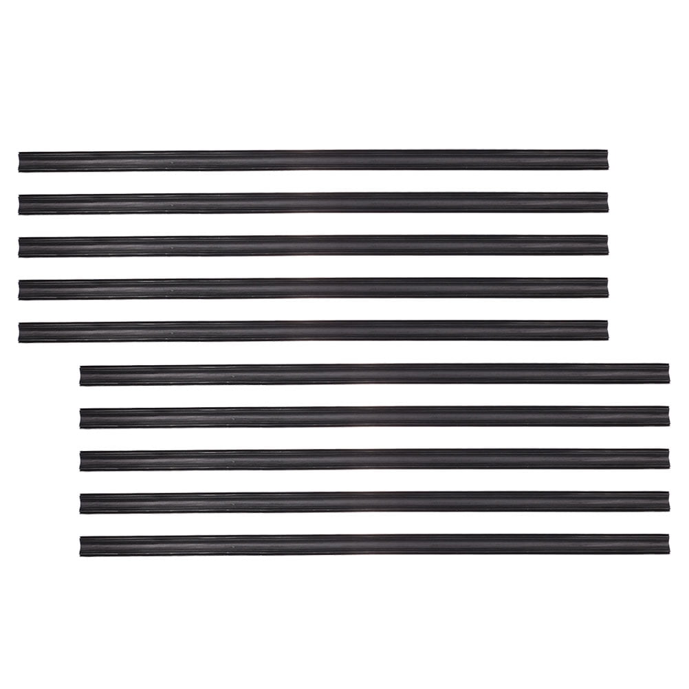 Pawsdot 10pcs Wiper Inserts Black Rubber Easy Installation for ...