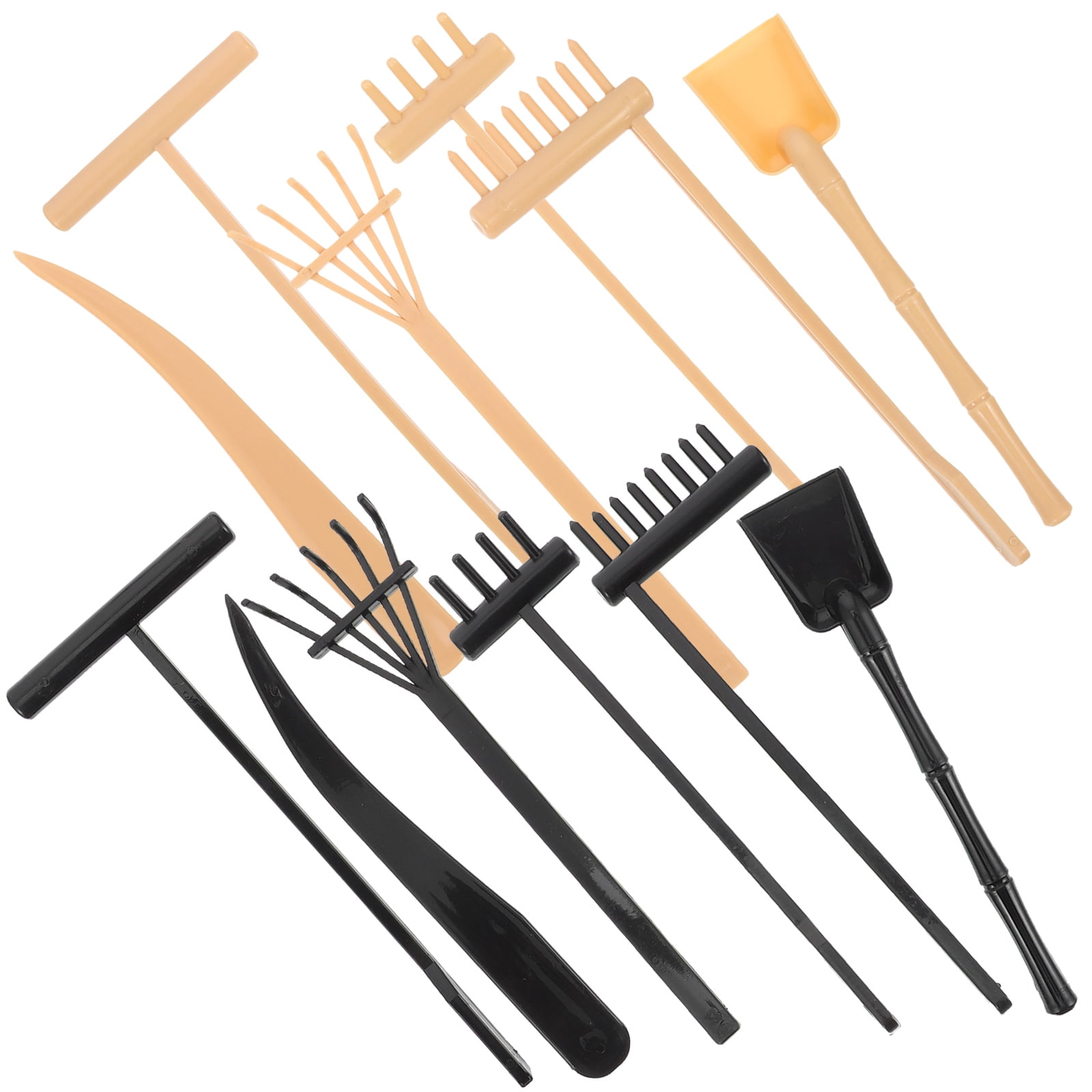 Pawsdot 12Pcs Zen Garden Tools Sand Rake Kit Assorted Color for Stress ...