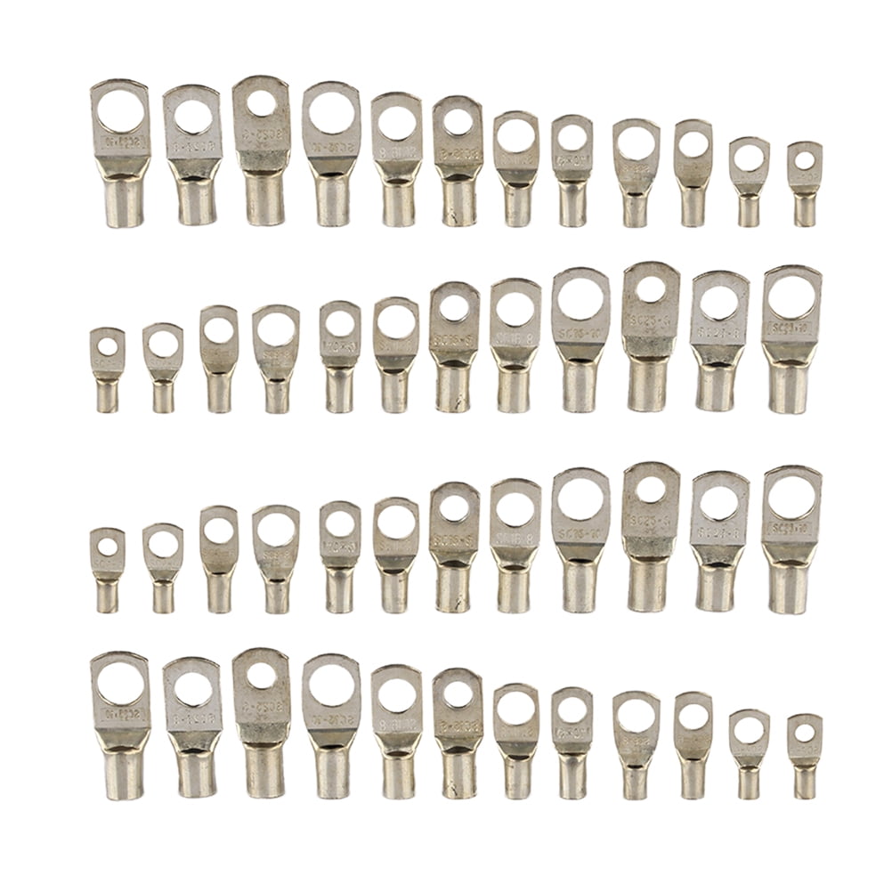 Pawsdot-170Pcs Electric Wire Copper Ring Terminal Wire Welding ...