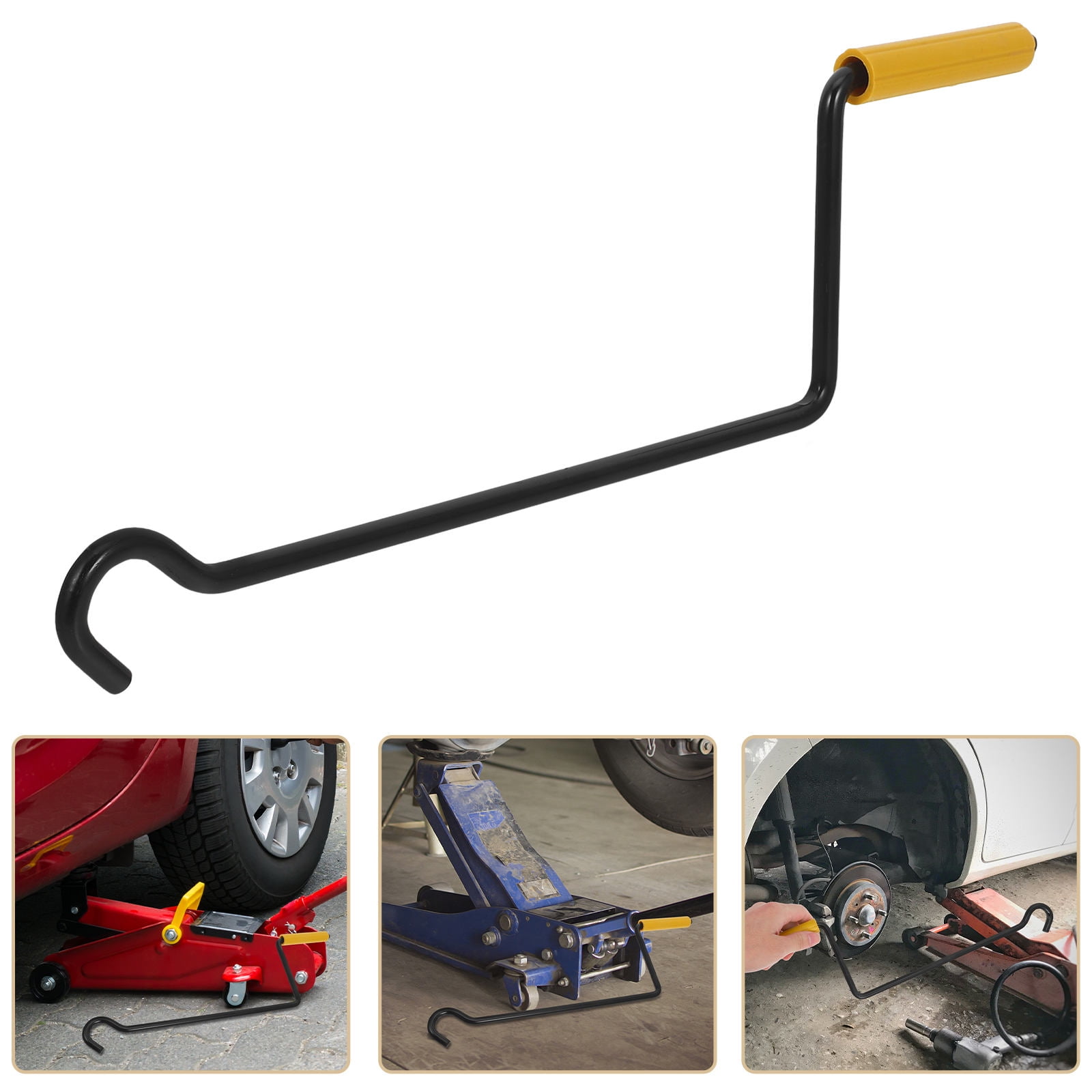 Pawsdot Cross Style Black Steel Jack Handle Replacement for Trailer and ...