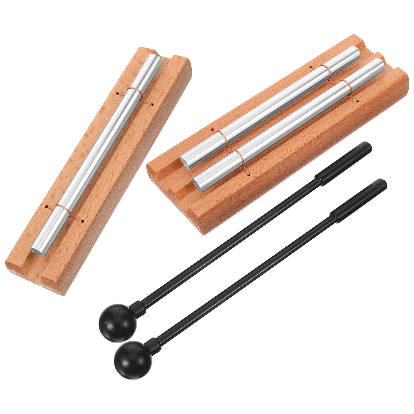 Pawsdot 2Sets Hand Chimes with Mallet Assorted Color Metal and Wood ...