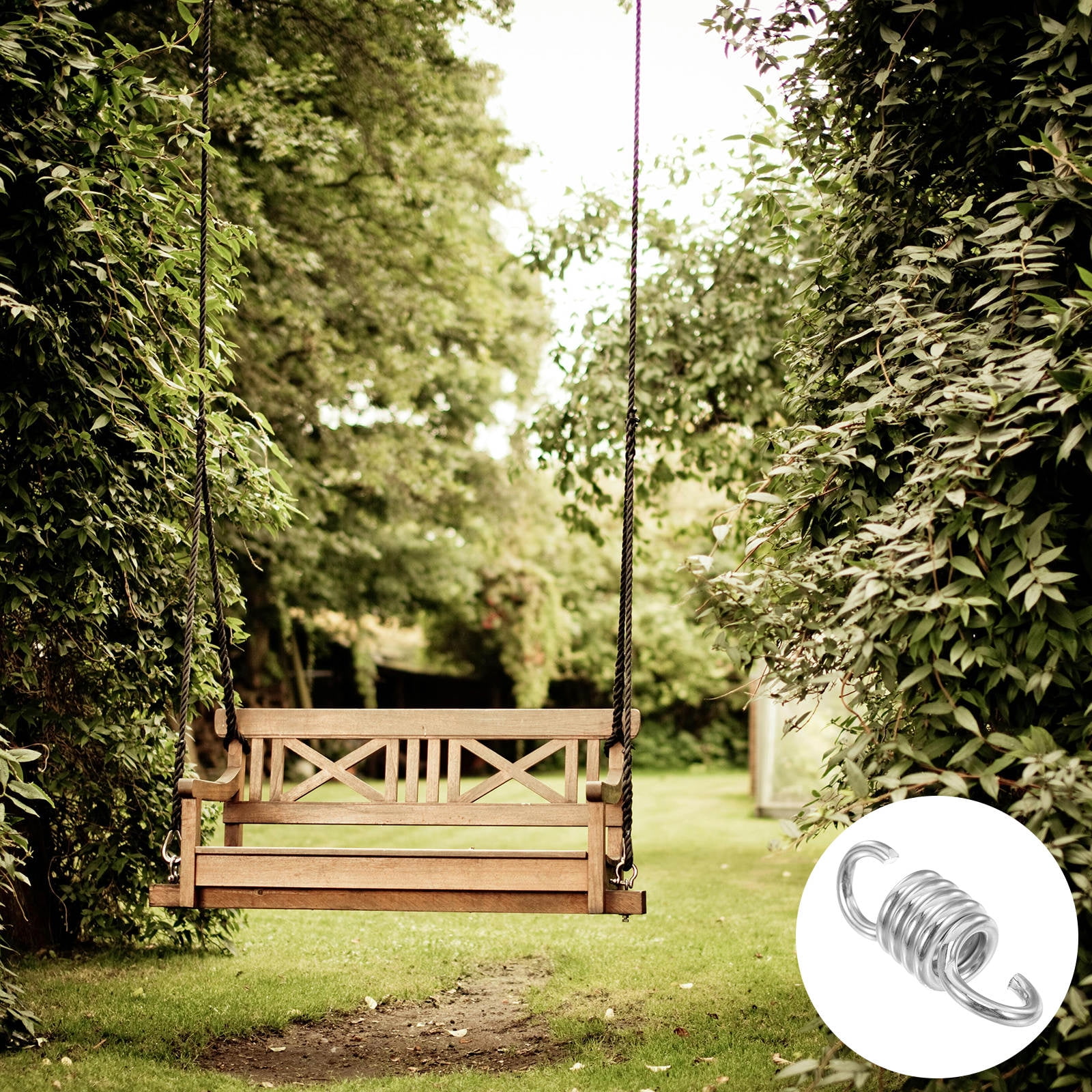 Pawsdot 2Pcs Heavy Duty Swing Springs for Porch Swing Hanging Kit ...
