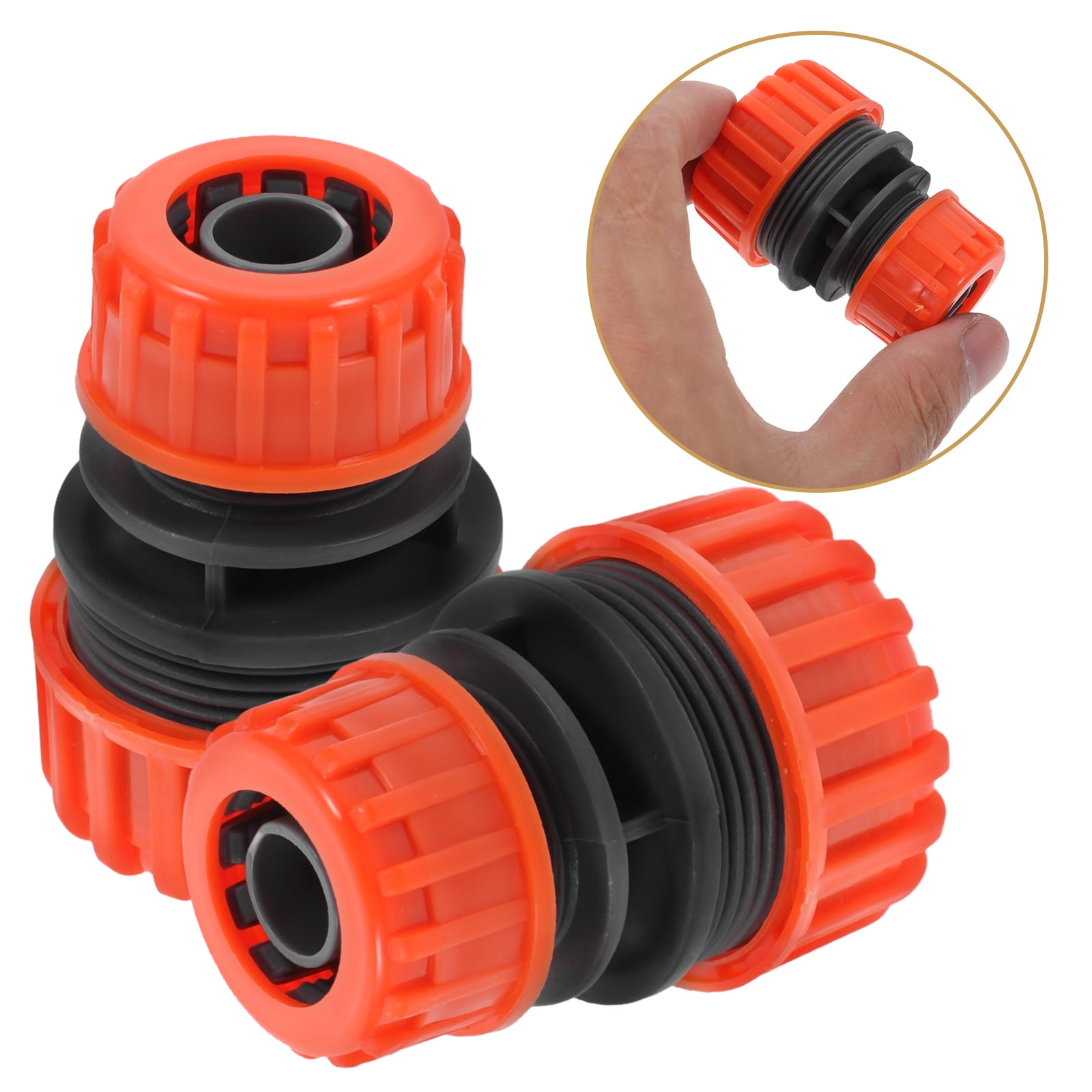 Pawsdot 2pcs Pipe Conversion Connector ABS Plastic for Garden Hose ...
