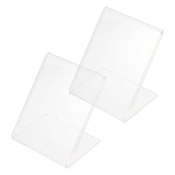 Pawsdot 2Set Plastic Label Holder Stand Price Tag Stands for Business ...