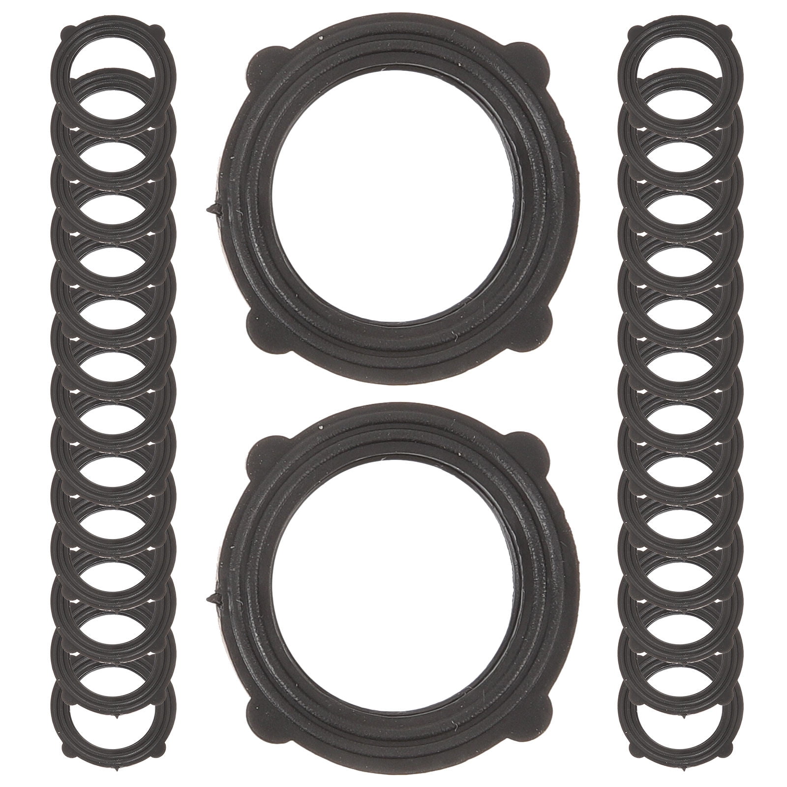 Pawsdot 30Pcs Rubber Sealing Gasket Garden Hose Gaskets Black Simple ...