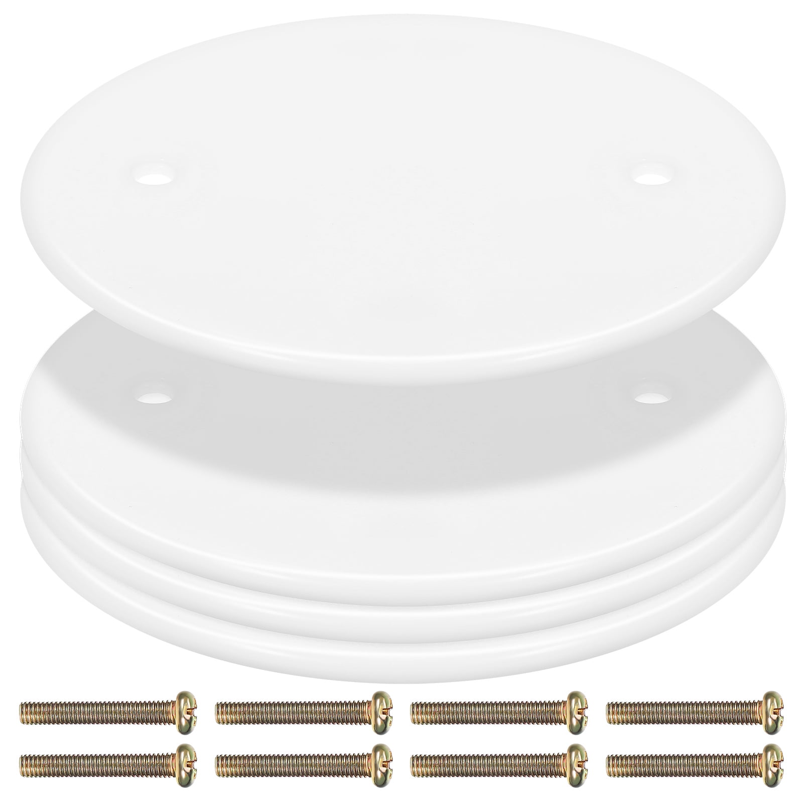 Pawsdot 4 Pcs Ceiling Cover Plate, Round Blank Ceiling Hole Cover ...
