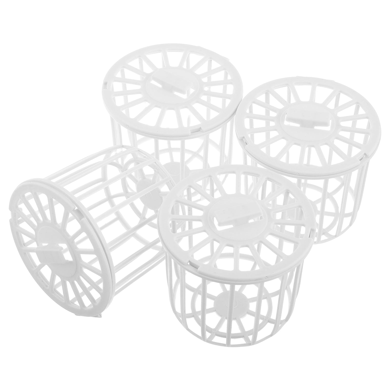 Pawsdot Bird Mating Nest 4Pcs Beige Plastic Basket for Canary and Finch ...