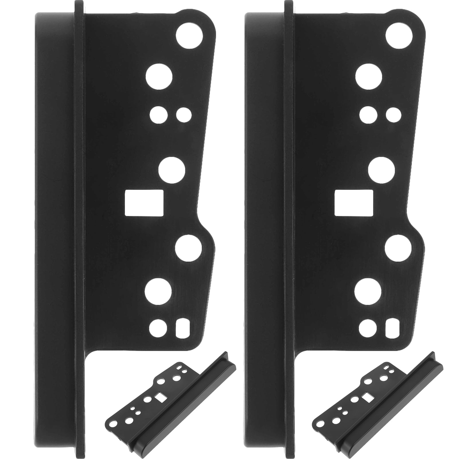 Pawsdot 4pcs Dash Radio Mounting Bezel Kit for Stereo Installation Trim ...