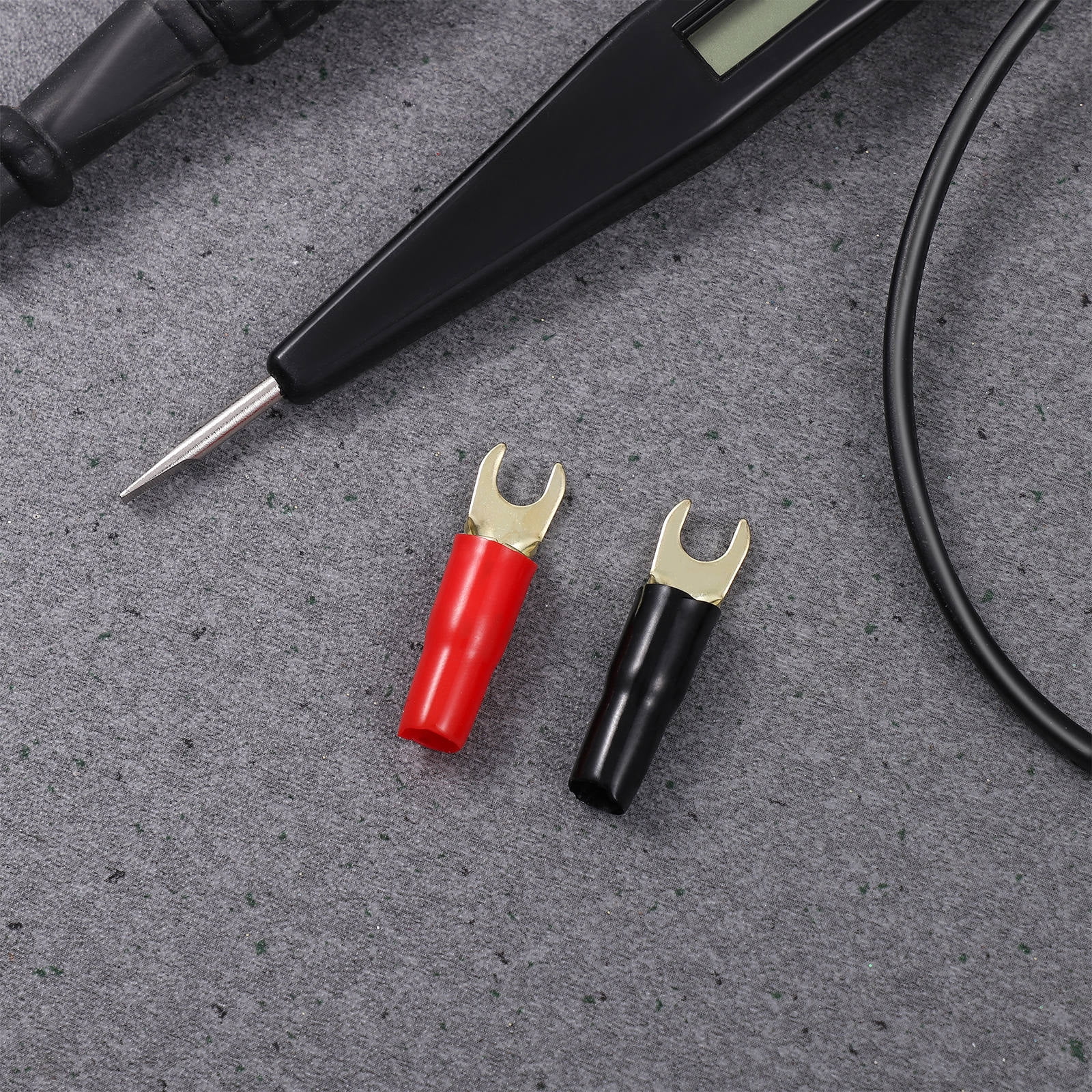 Pawsdot 5 Pairs Male Spade Connector Spade Terminal Adapters Copper Red ...