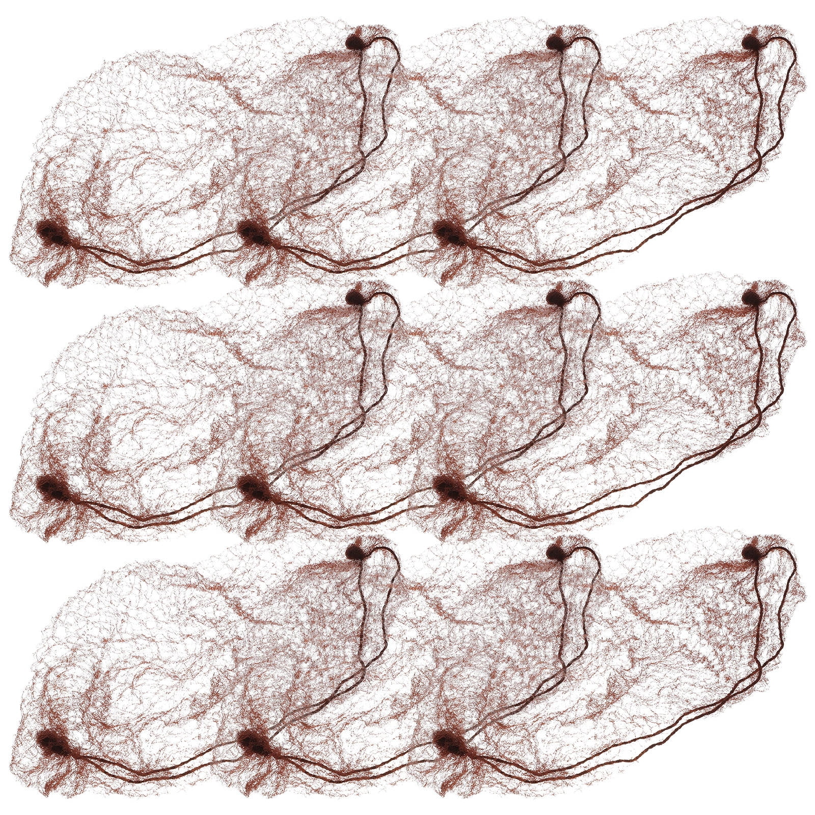 Pawsdot 50pcs Elastic Mesh Hair Nets Invisible Design For Workplace Use ...