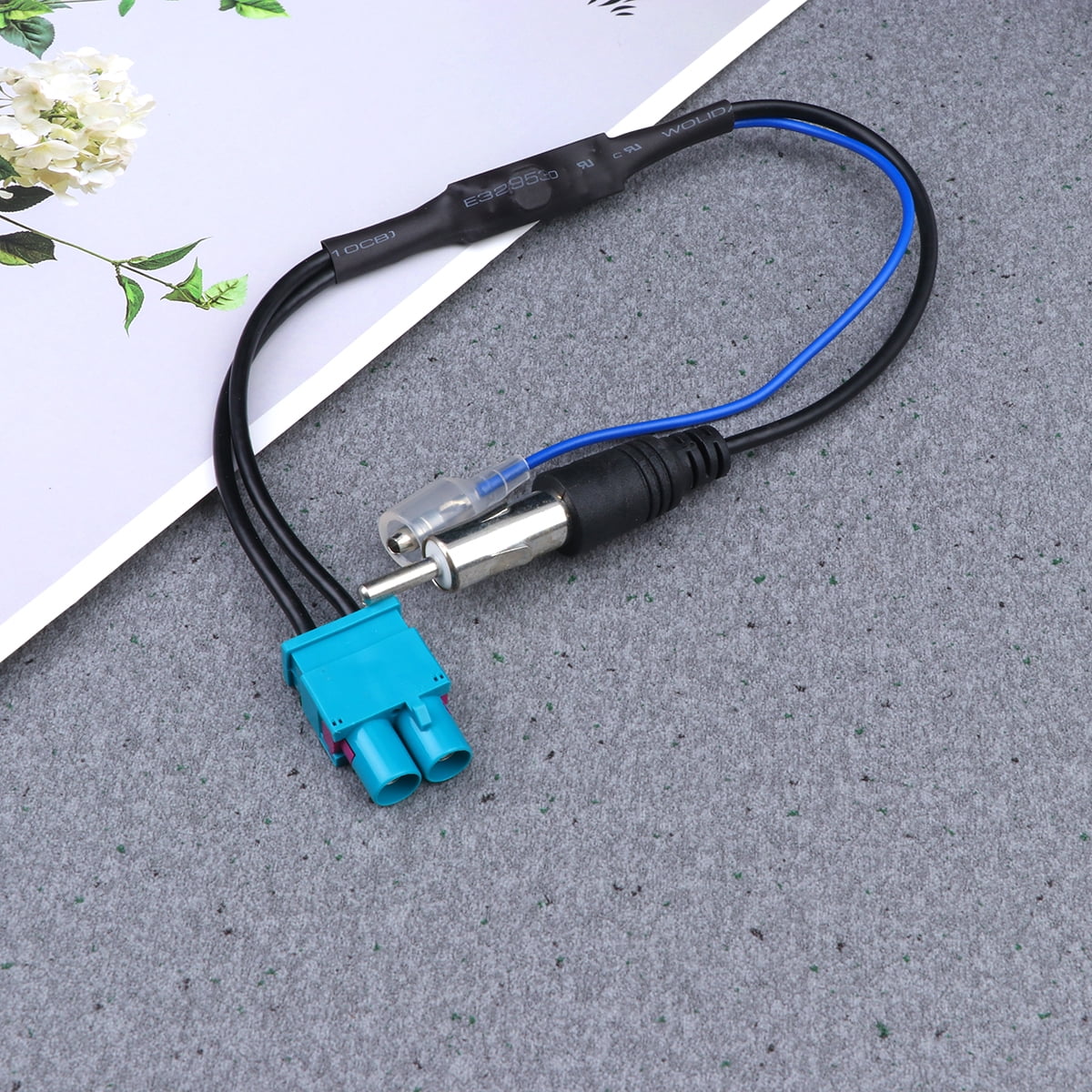 Pawsdot-Automobile Antenna Adapter Dual FAKRA RF Radio Antenna Adapter ...