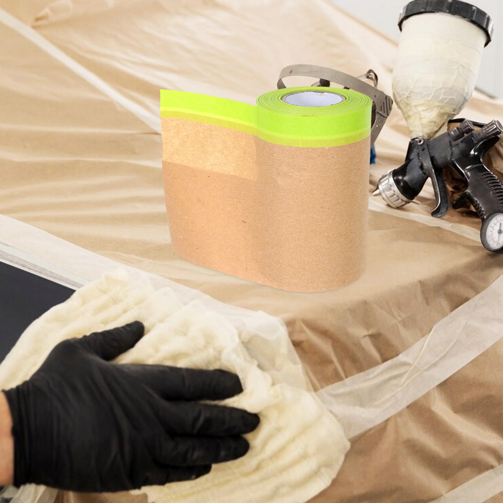 Pawsdot Automotive Paint Tape For Furniture Protection Kraft Paper Roll ...