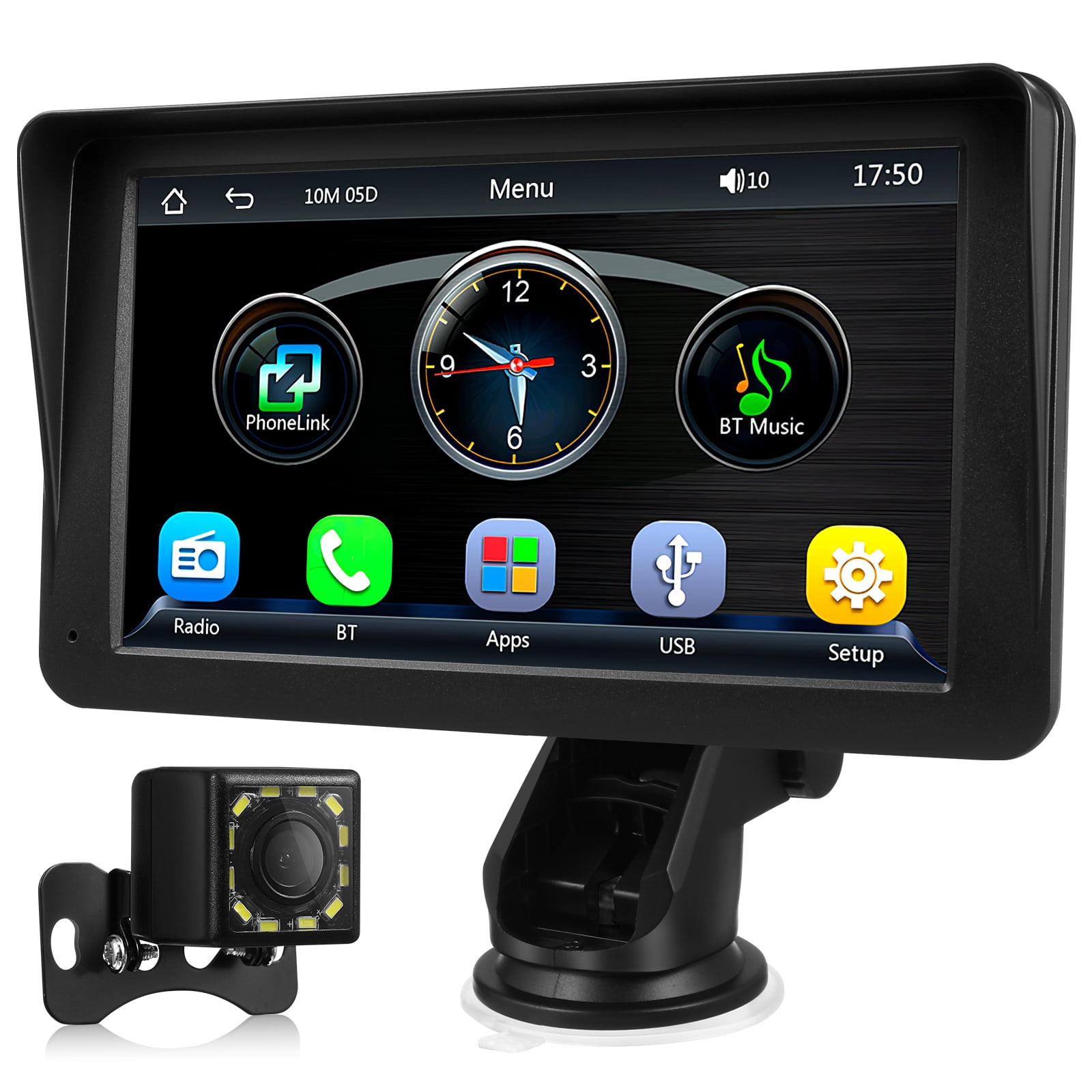 Pawsdot-Car Radio And Reverse Camera Rear Touch Screen Car Radio ...