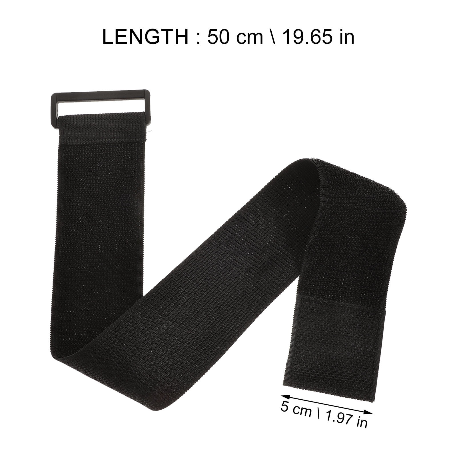 Pawsdot 4Pcs Black Elastic Arm Straps with Hook and Loop for Securing ...