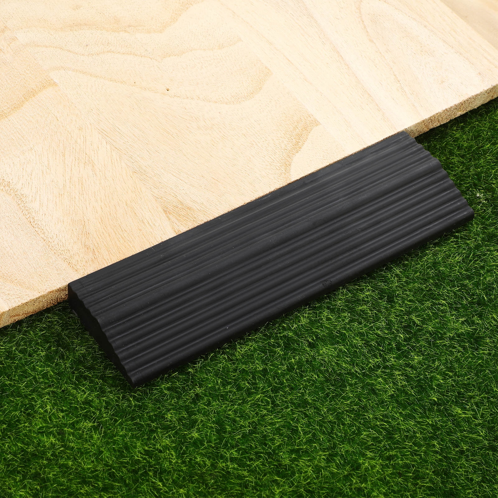 Pawsdot Black Rubber Threshold Ramp for Home Use Indoor Entry Ramp for ...