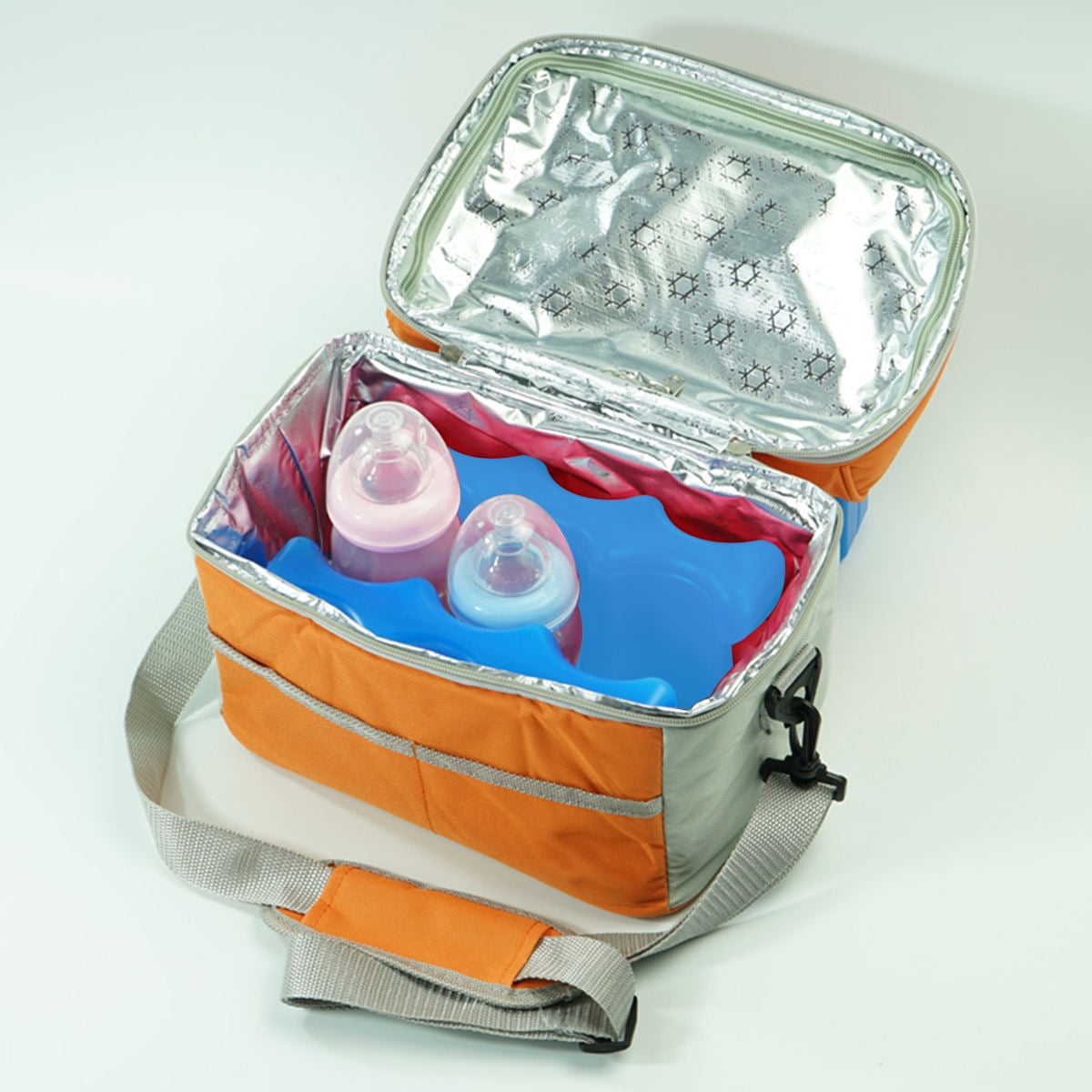 Pawsdot Practical Blue Ice Box for Milk Fresh Keeping Reusable Plastic ...