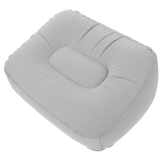 Pawsdot Inflatable Foot Rest Portable Footrest PVC Flocking Fabric Leg ...