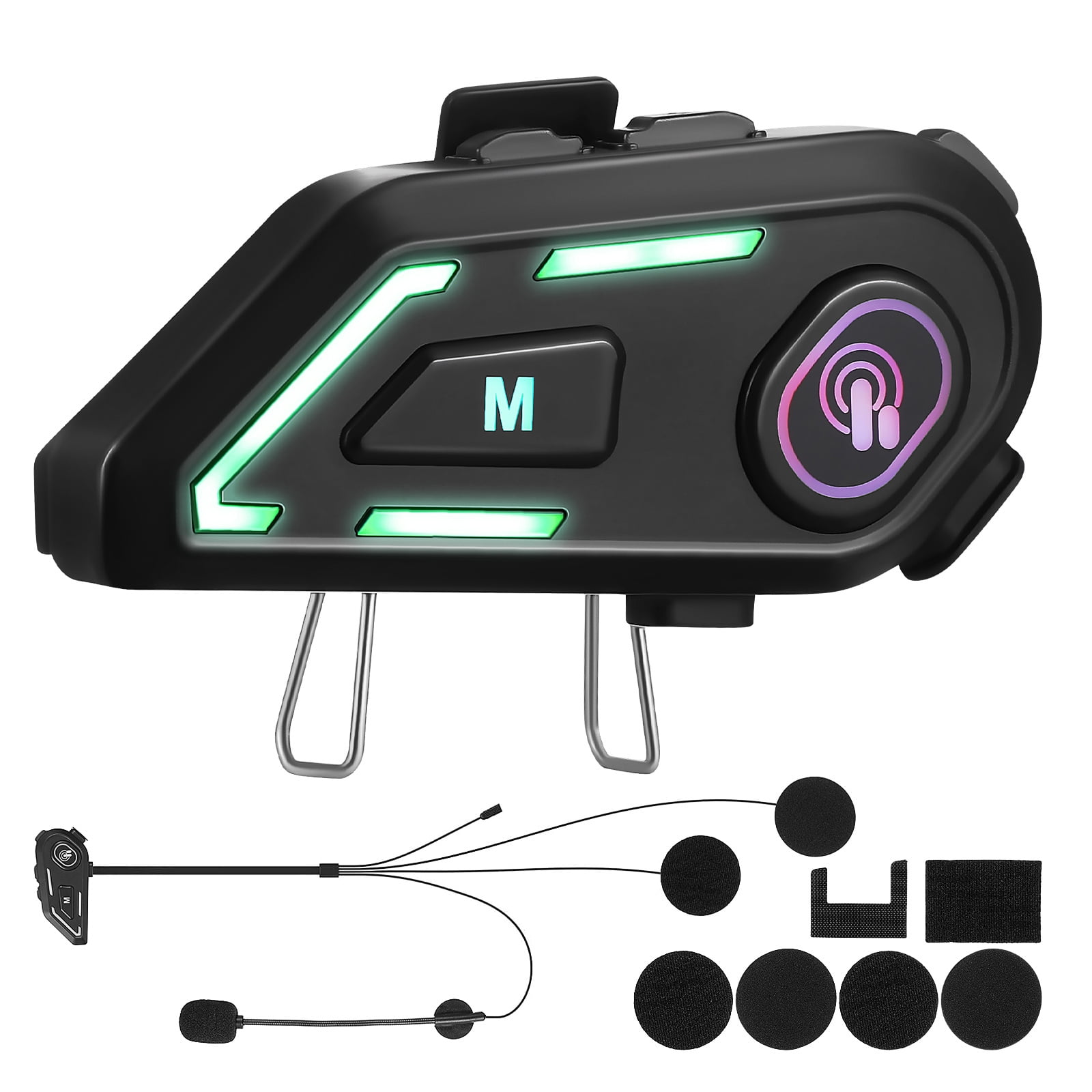 Pawsdot-Motorcycle Headset Wireless Helmet Headset Noise Canceling ...