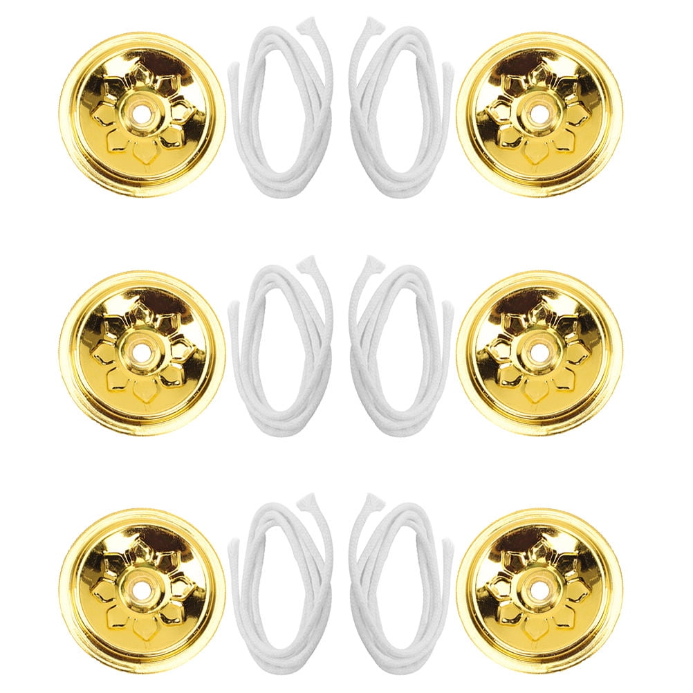 Pawsdot 1Set Reusable Fiberglass Wick and Disc Holder for Oil Lanterns ...